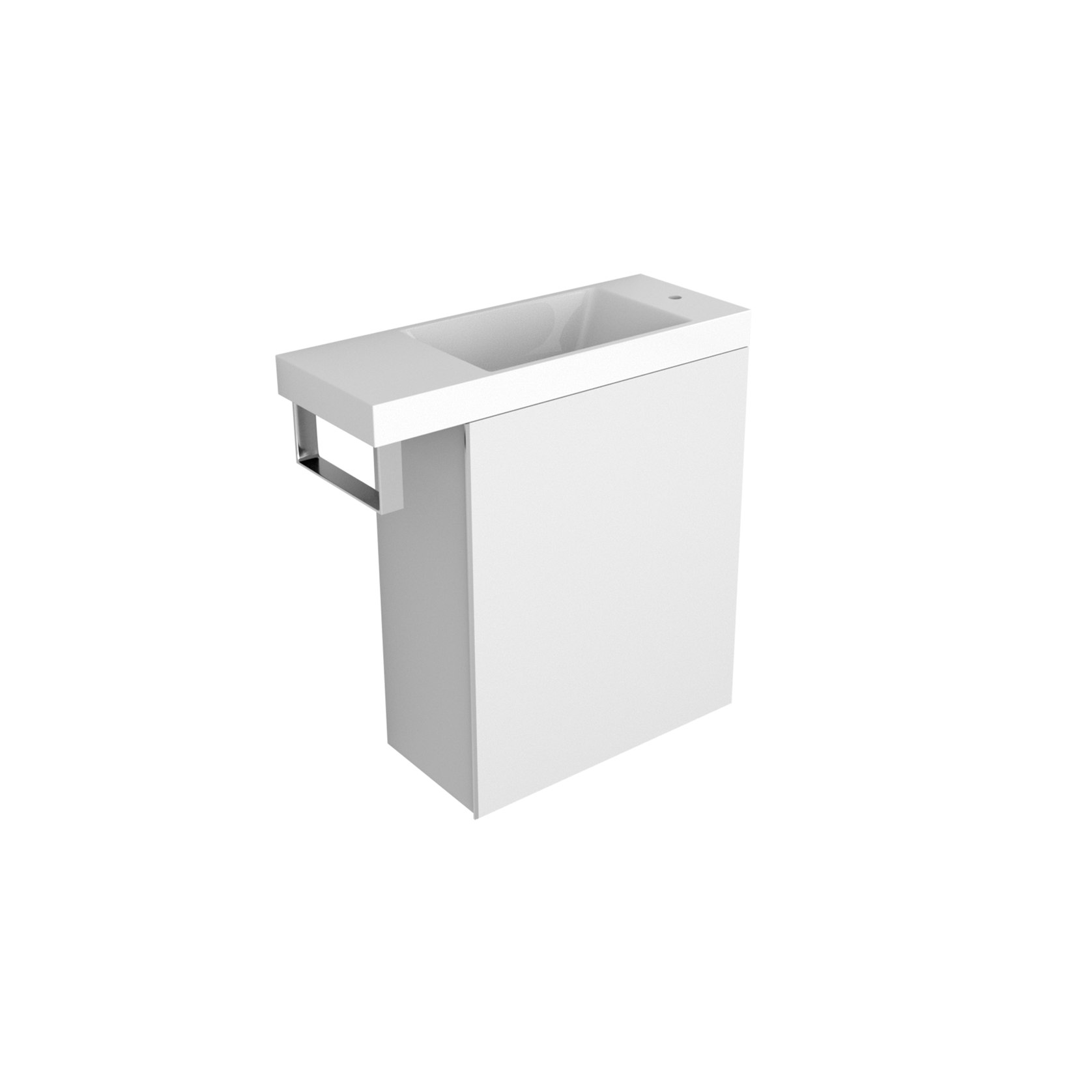 Kzoao Mini WC Set Gloss White | ArchiPro NZ
