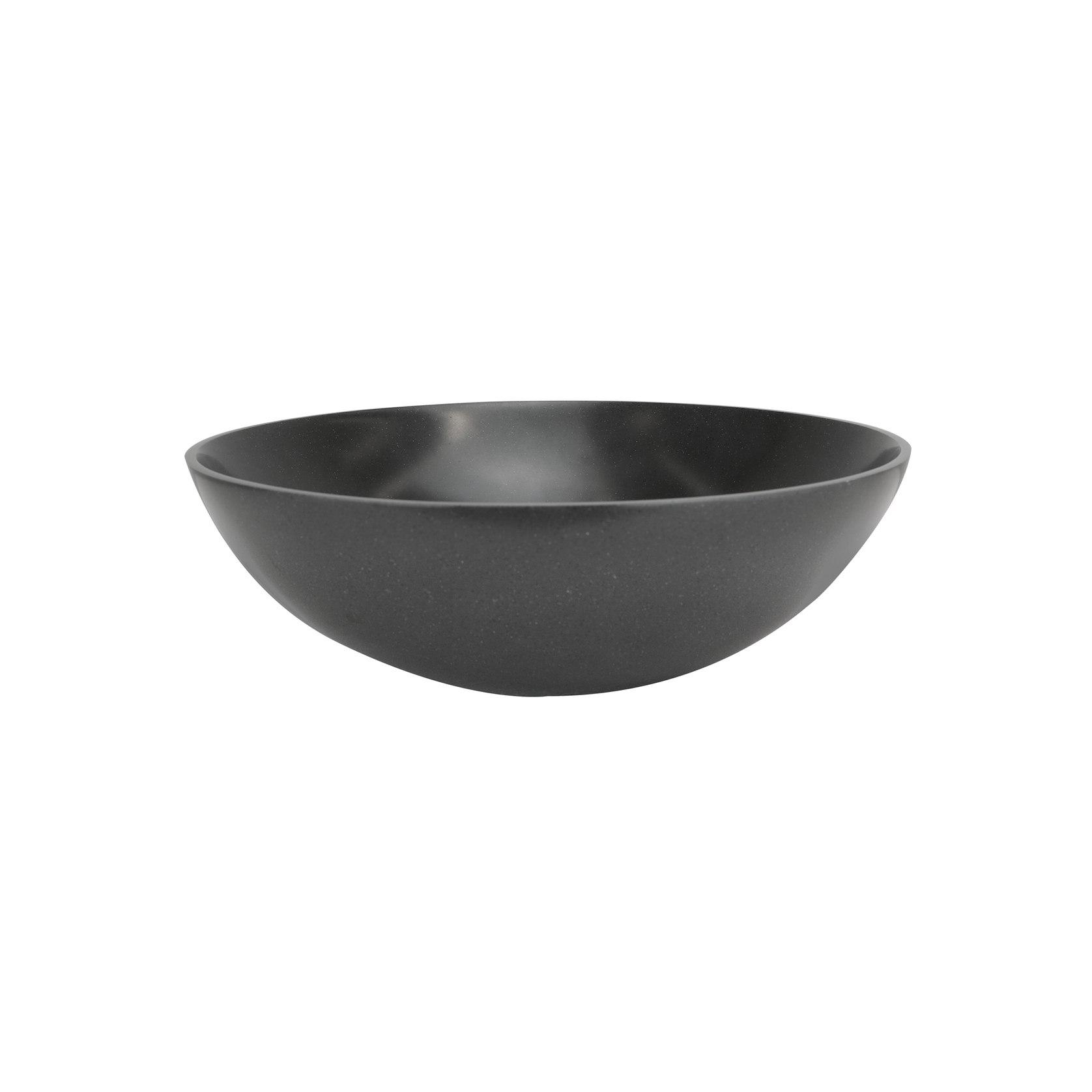 iStone Round Basin 400 x 130mm Carbon Quartz | ArchiPro NZ