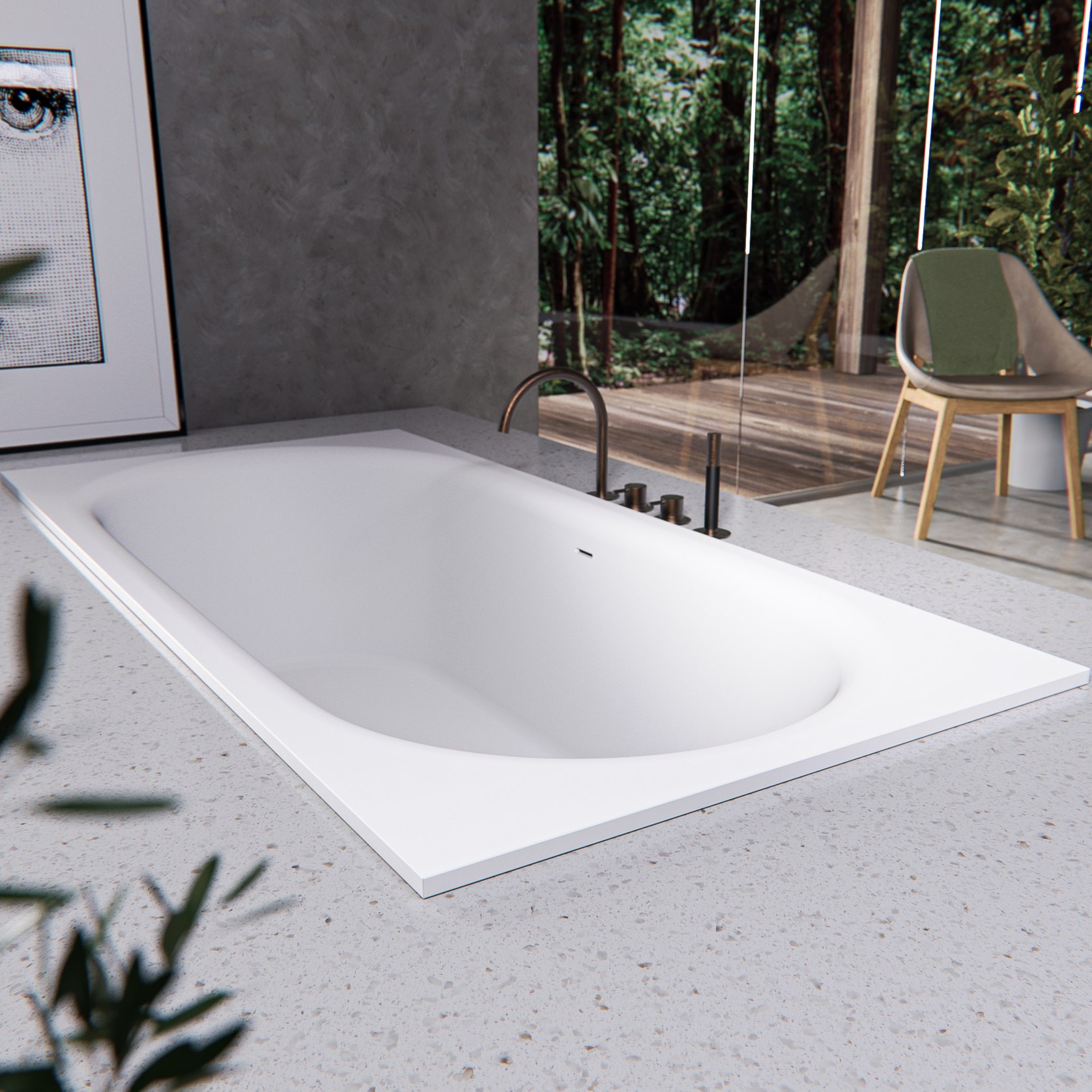 Spio 1700 Inset Bath | ArchiPro NZ