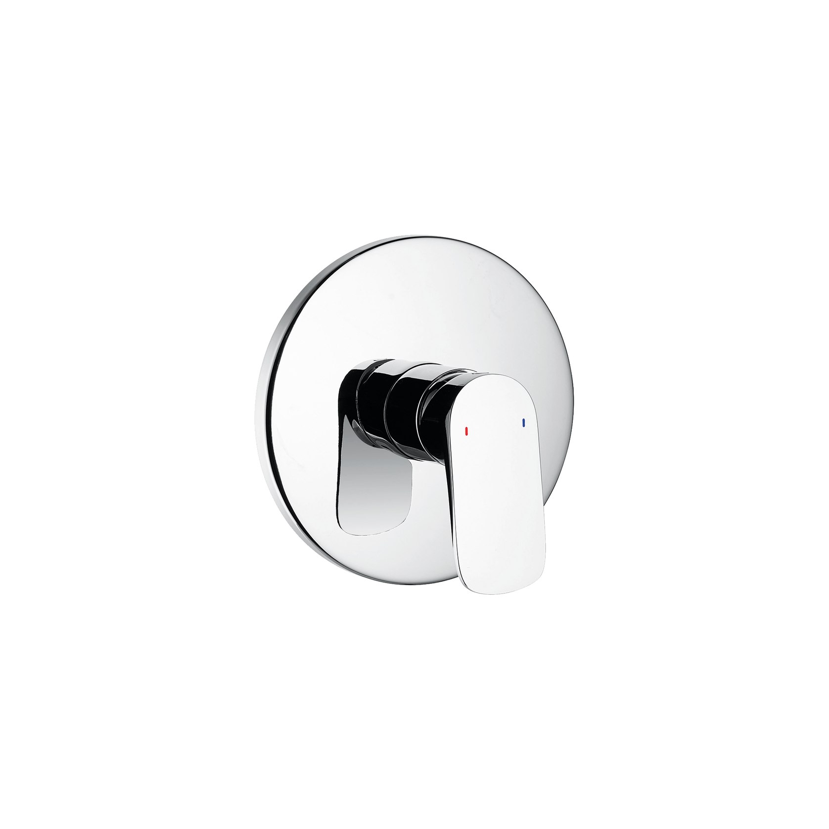 Modern Linea Shower/Bath Mixer Chrome (Round Faceplate) | ArchiPro NZ