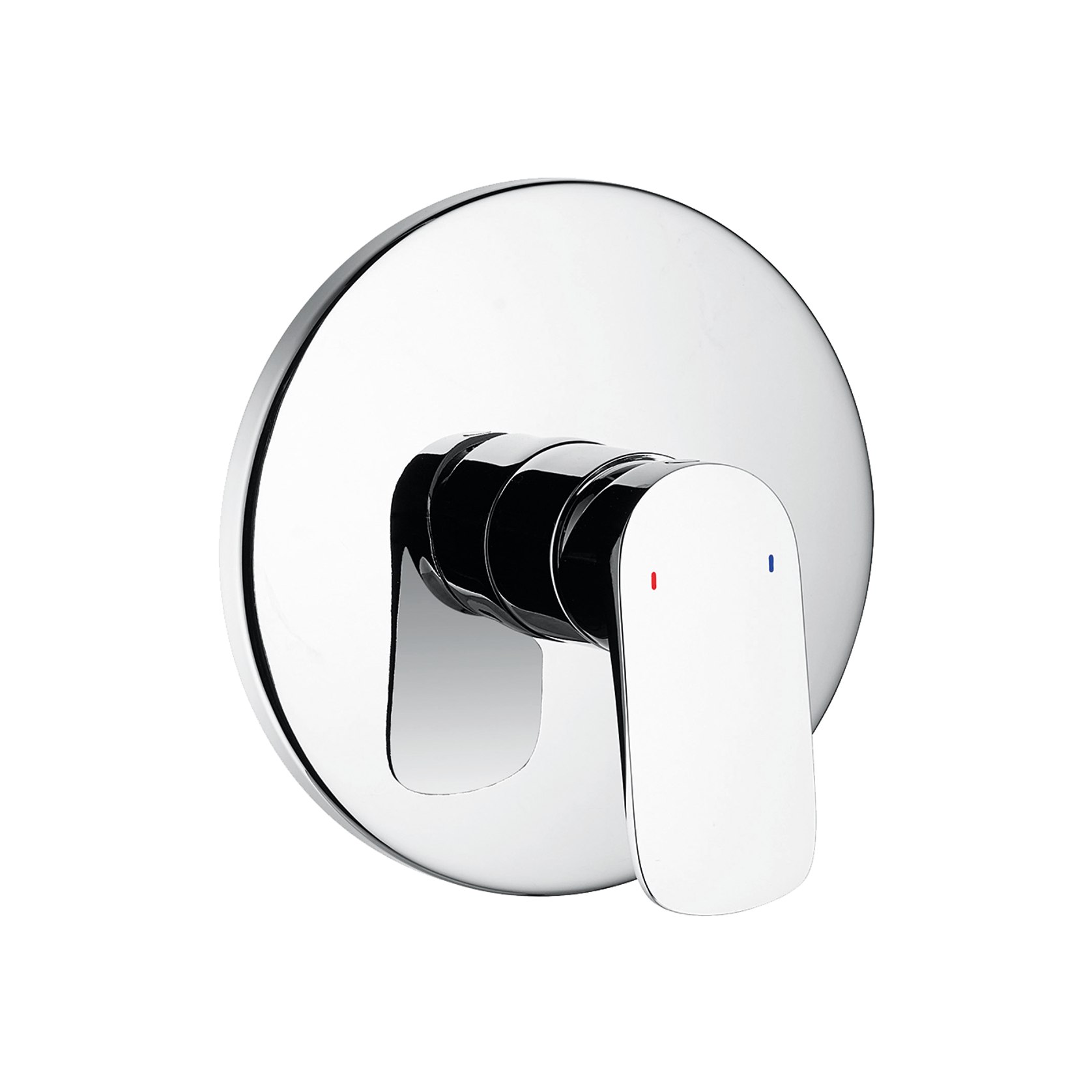 Modern Linea Shower Or Bath Mixer (Round Faceplate) | ArchiPro NZ