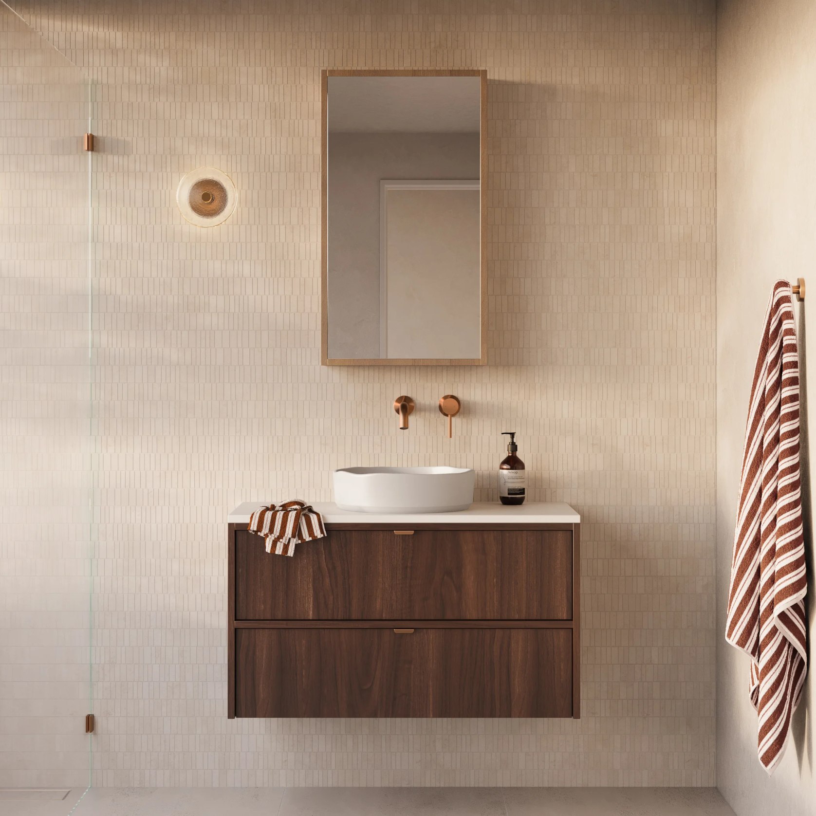 Kasumi 2-Drawer Vanity 900mm | ArchiPro NZ