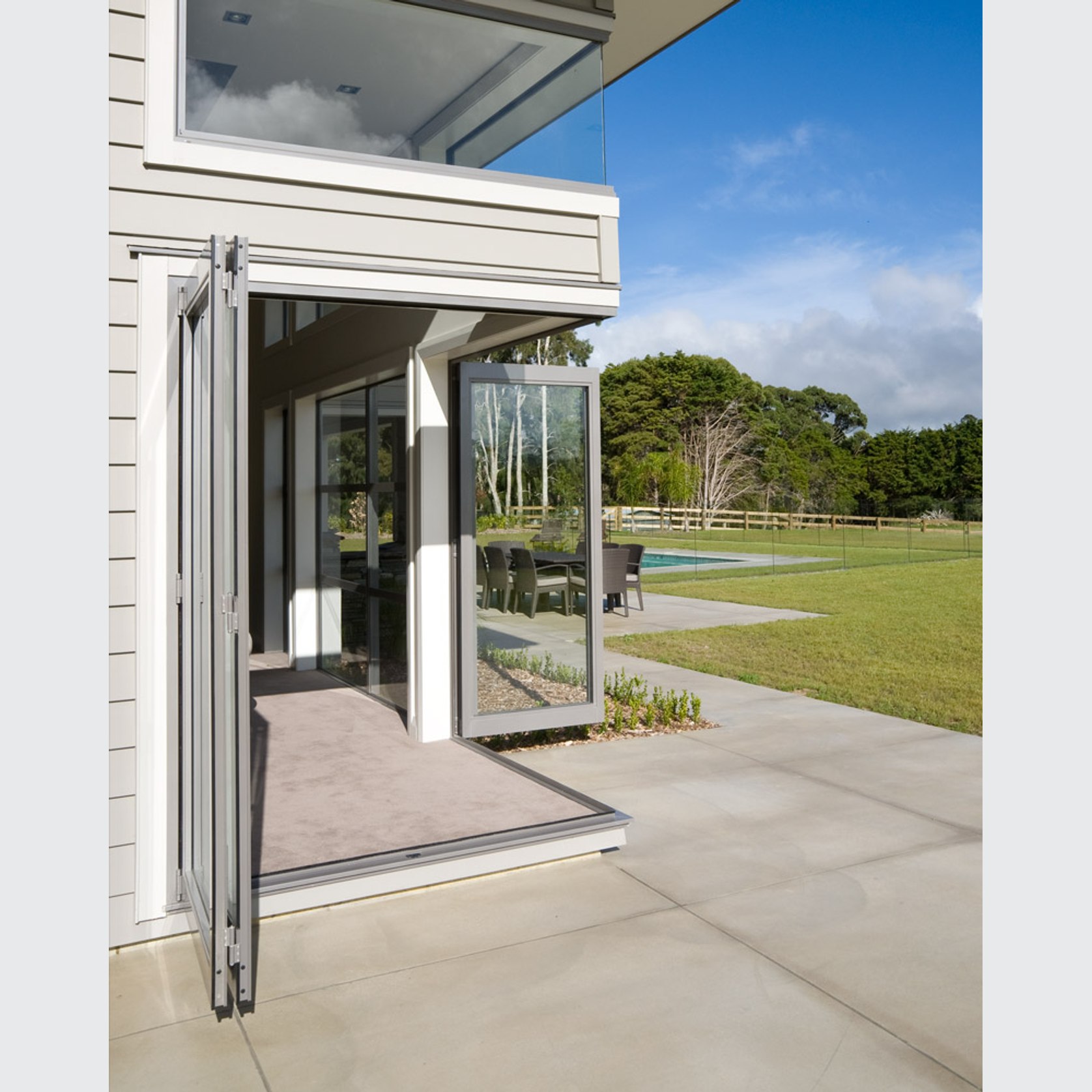 Corner Bifold Foldback™ Doors | ArchiPro NZ