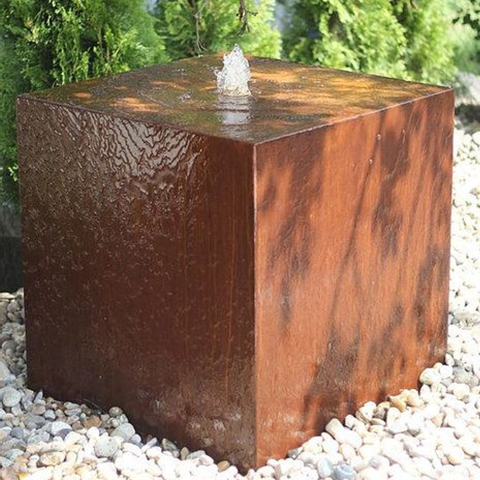 Eglinton Corten Garden Water Feature | ArchiPro NZ