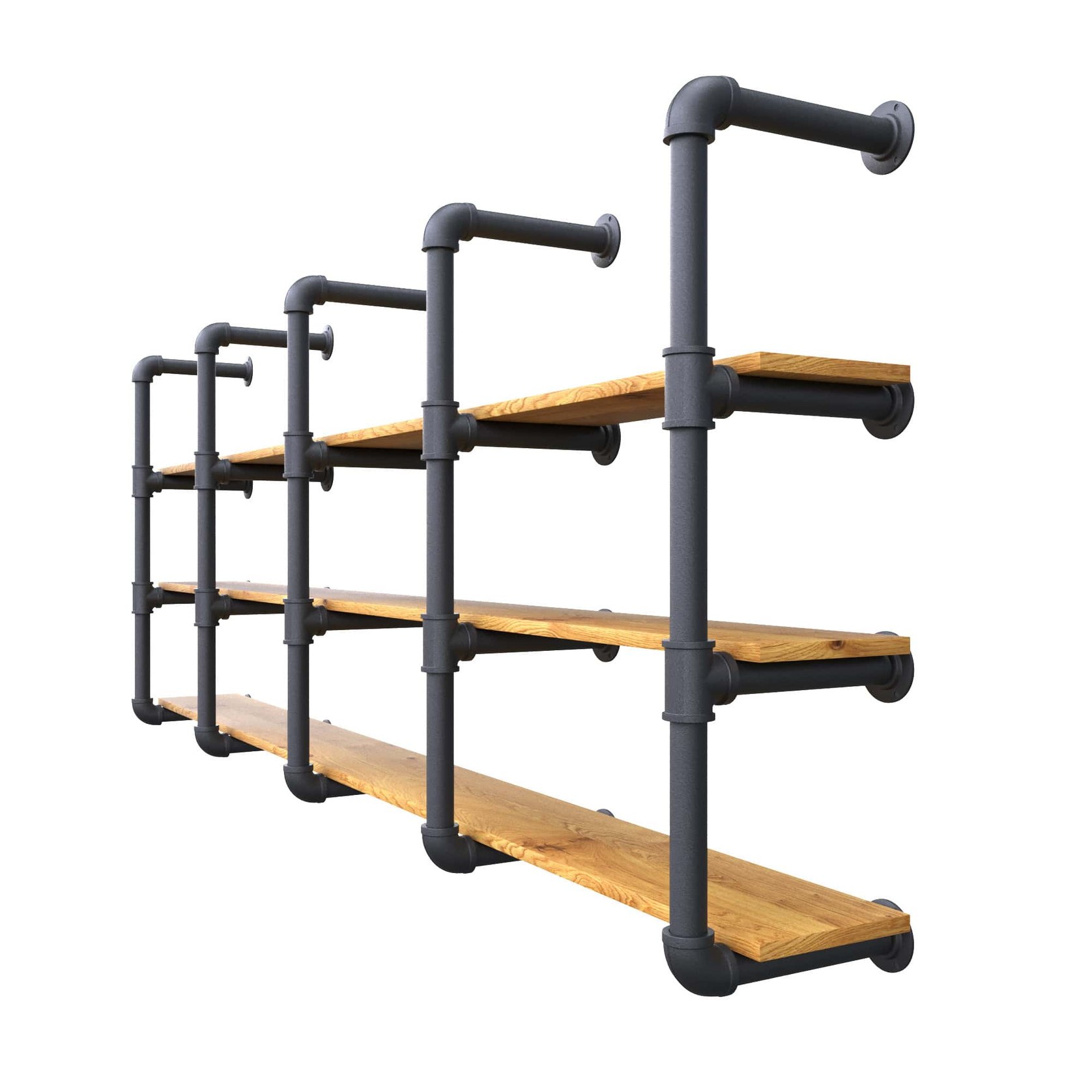 Industrial Pipe Bookshelf | ArchiPro NZ