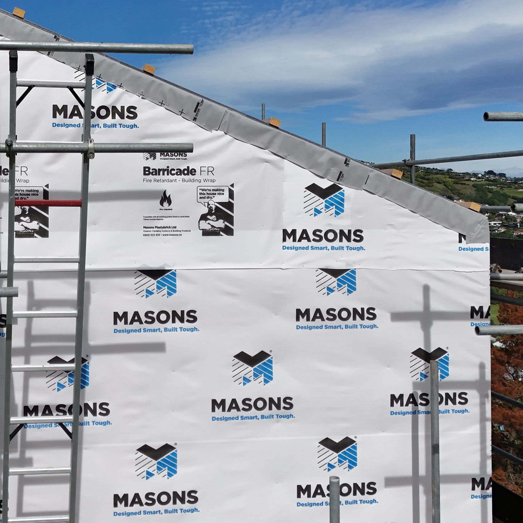 Masons Barricade FR Fire-Retardant Building Wrap | ArchiPro NZ