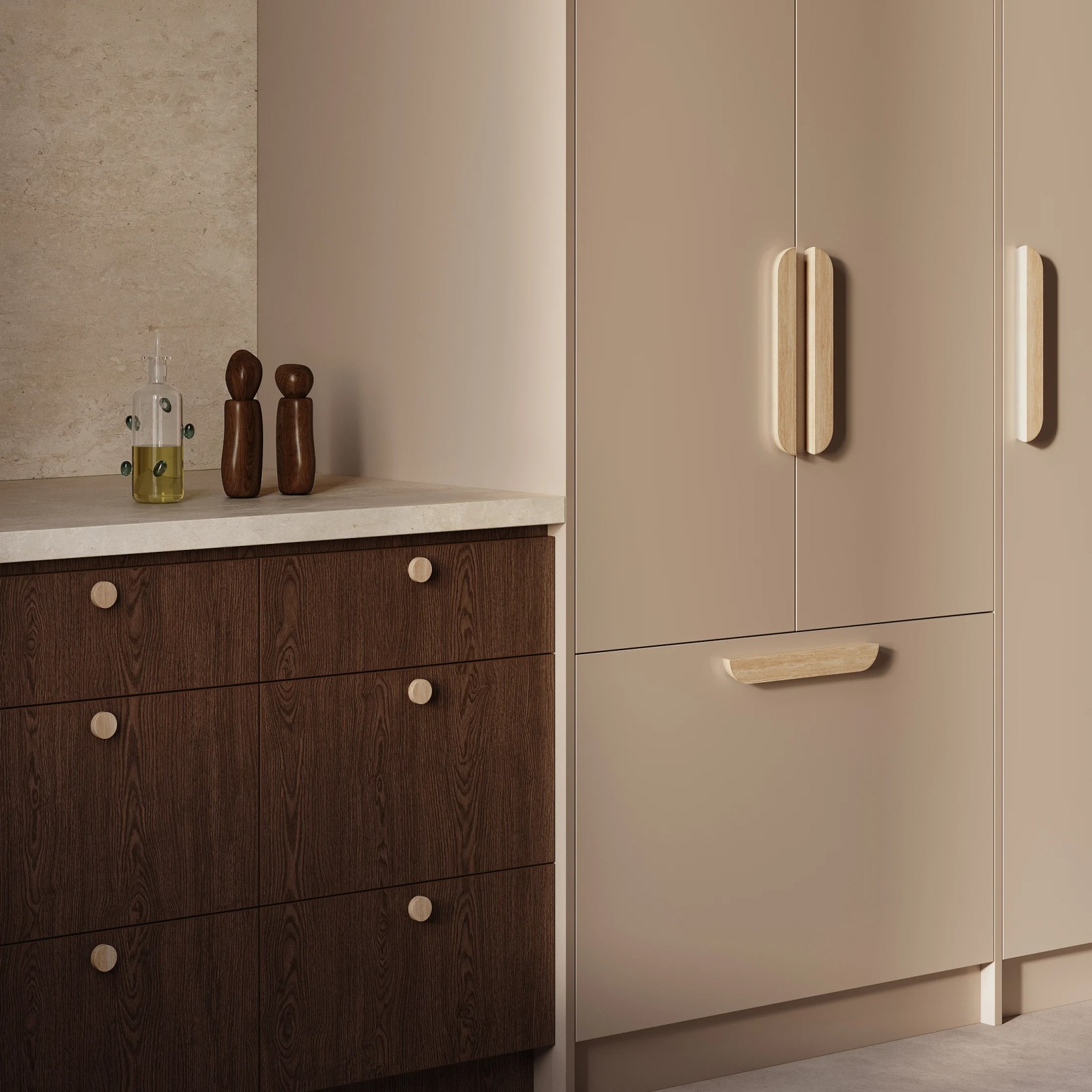 Pedra Curve Cabinetry Pull 320mm (Pair) | ArchiPro NZ