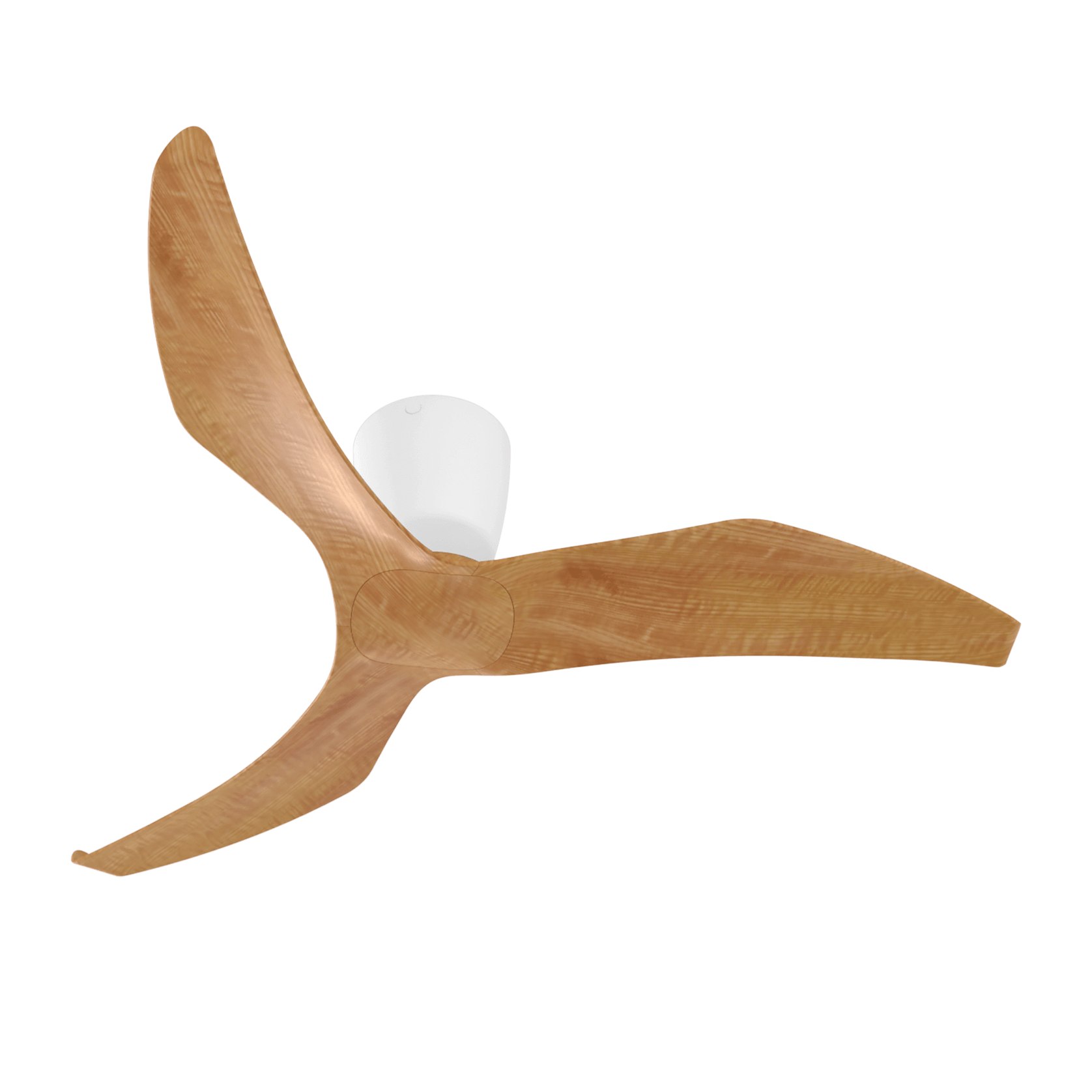Aeratron FR Ceiling Fan - White/Light Timber Finish | ArchiPro NZ