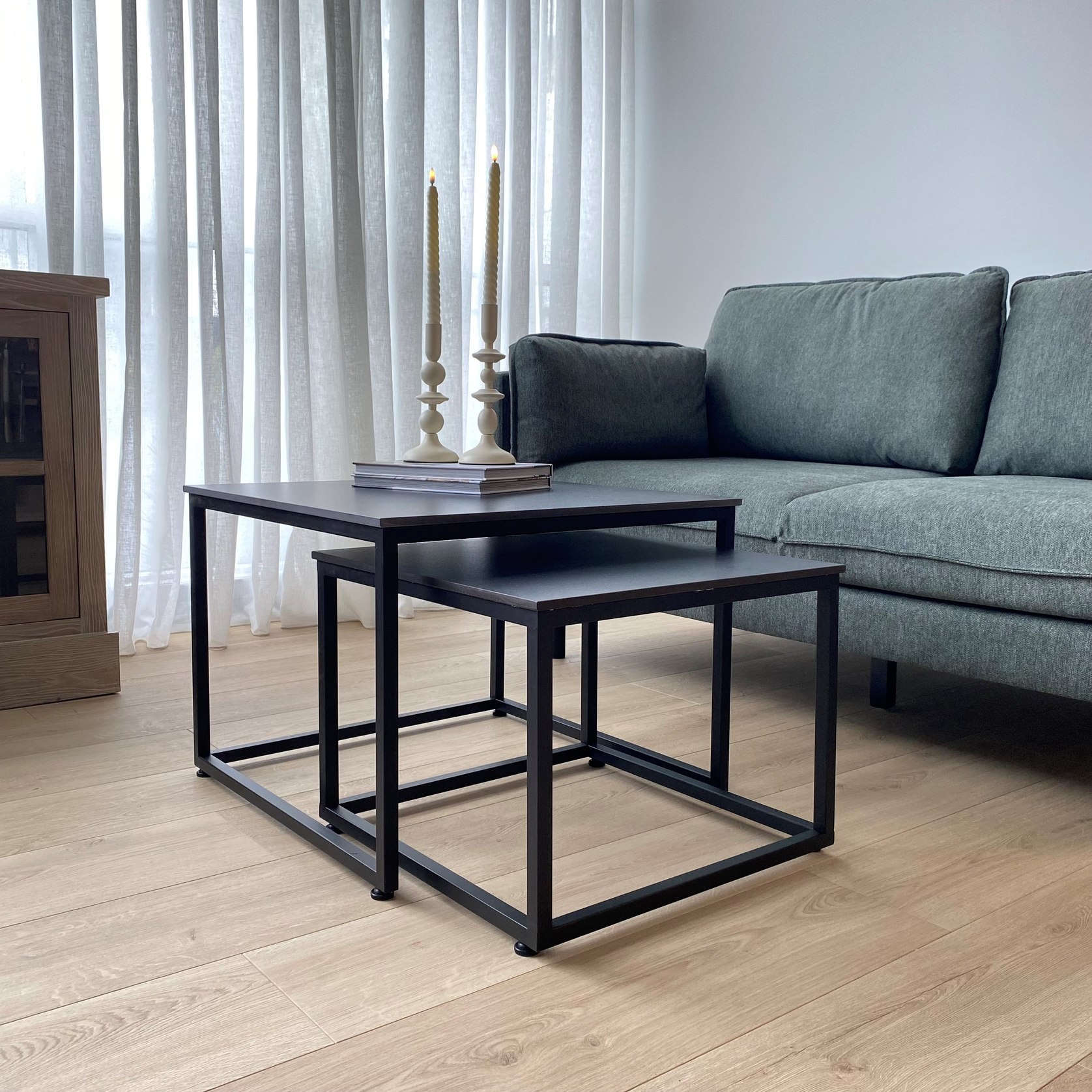 Giovanni Square Nesting Tables | ArchiPro NZ