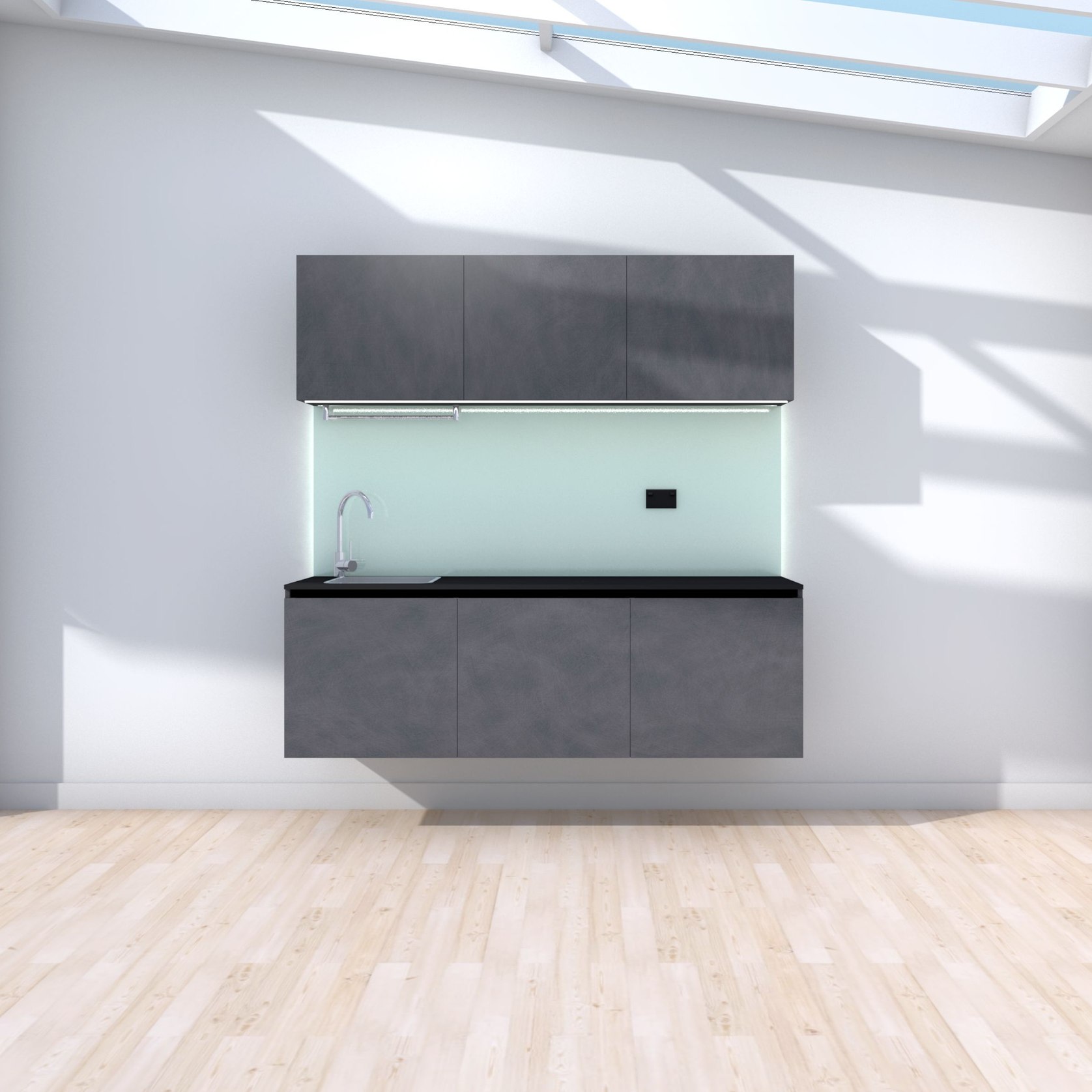 Orbit 1800 Floating Kitchenette | ArchiPro NZ