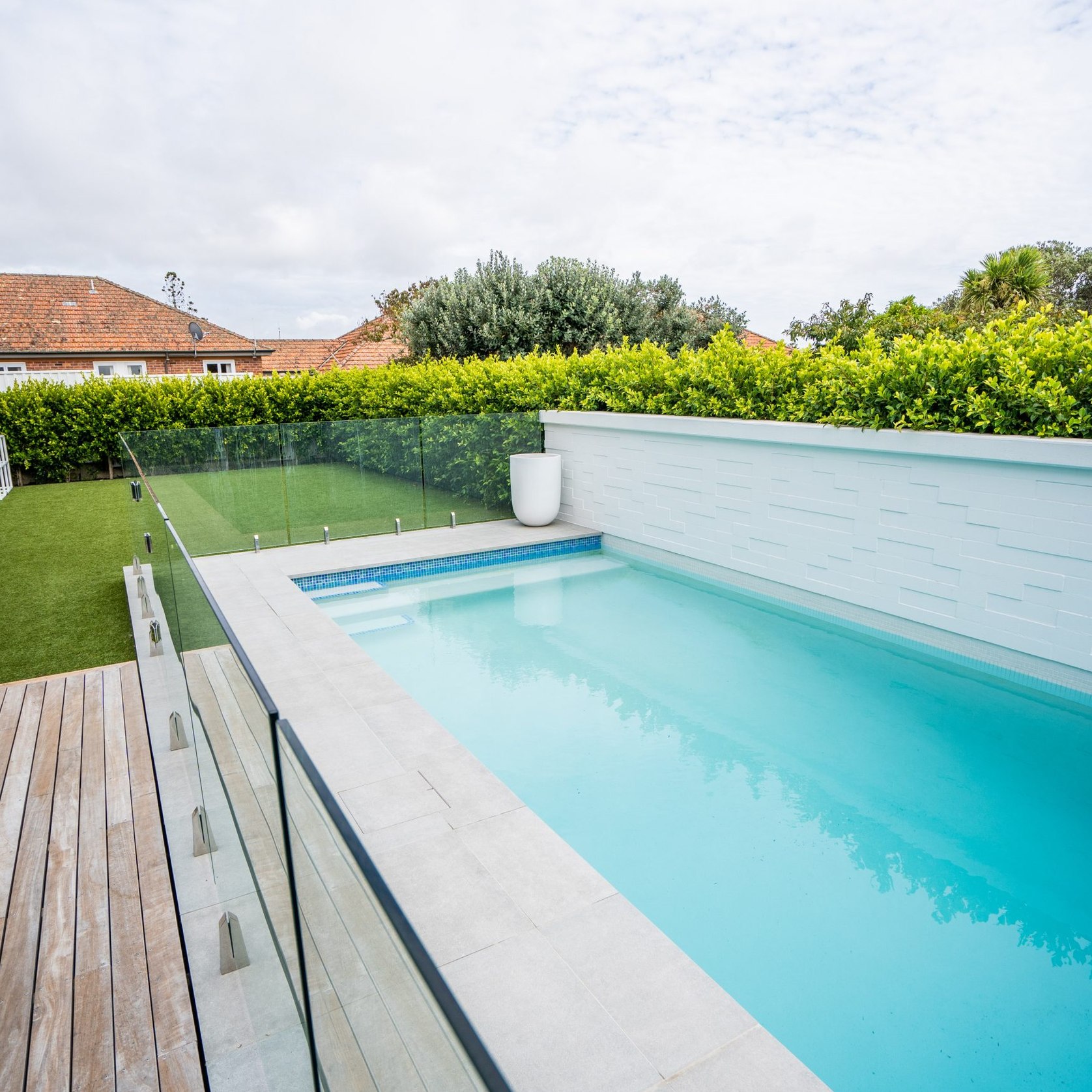 Arctic White Hydrazzo Pool Plaster | ArchiPro NZ