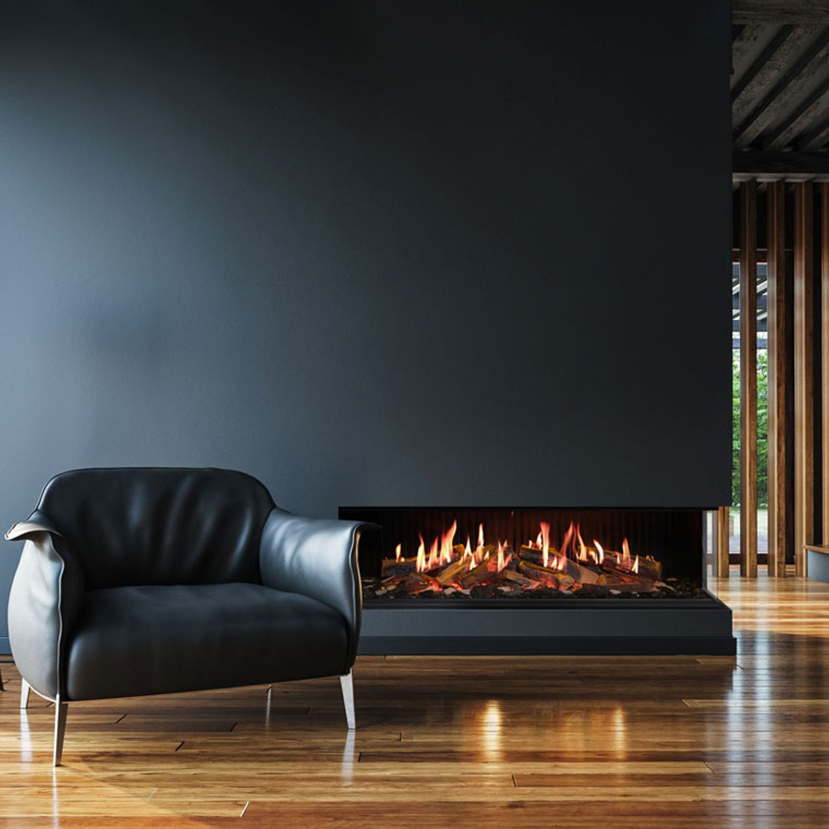 EL 1500 Holographic Electric Fire | ArchiPro NZ