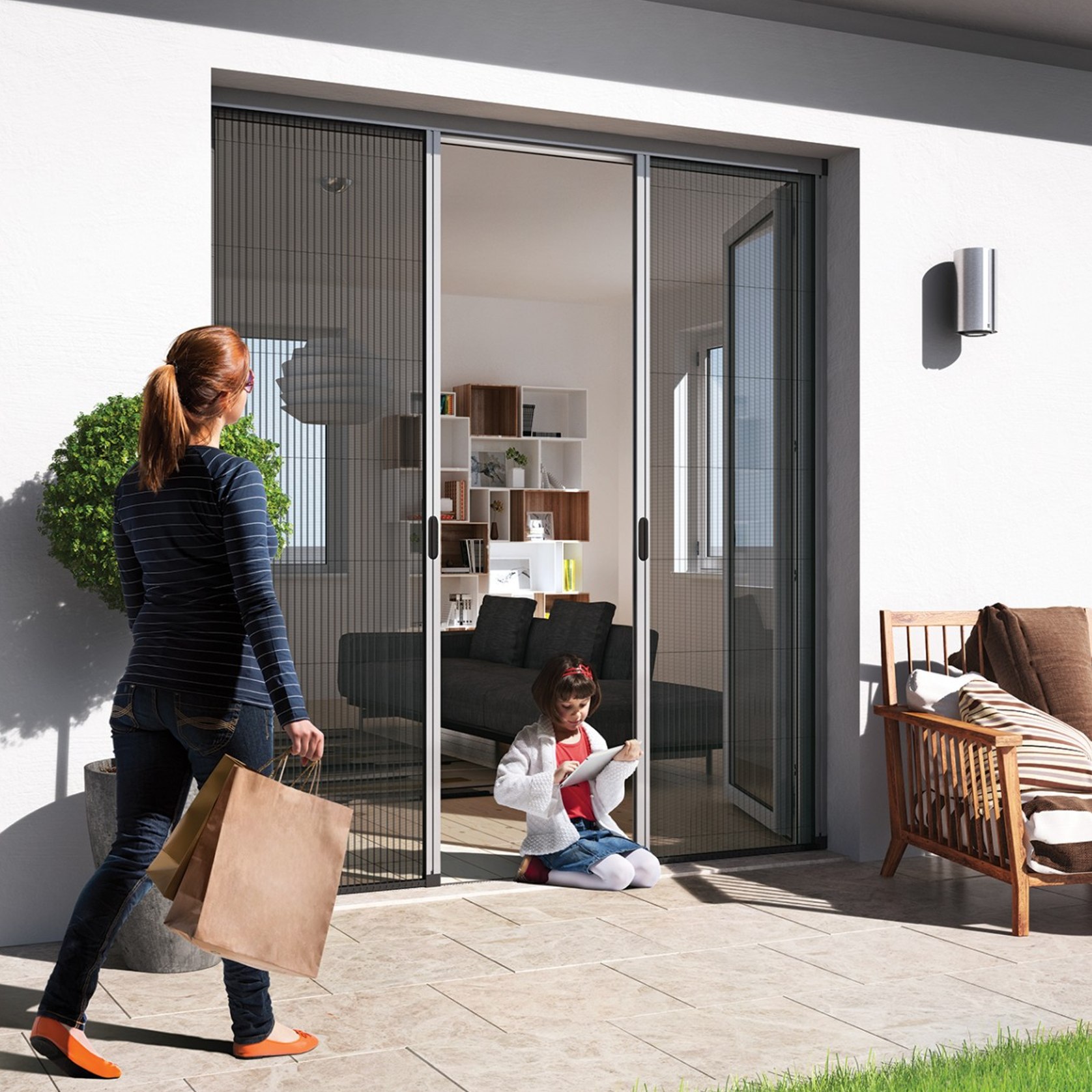 Venette™ Retractable Pleated Mesh Insect Screens | ArchiPro NZ