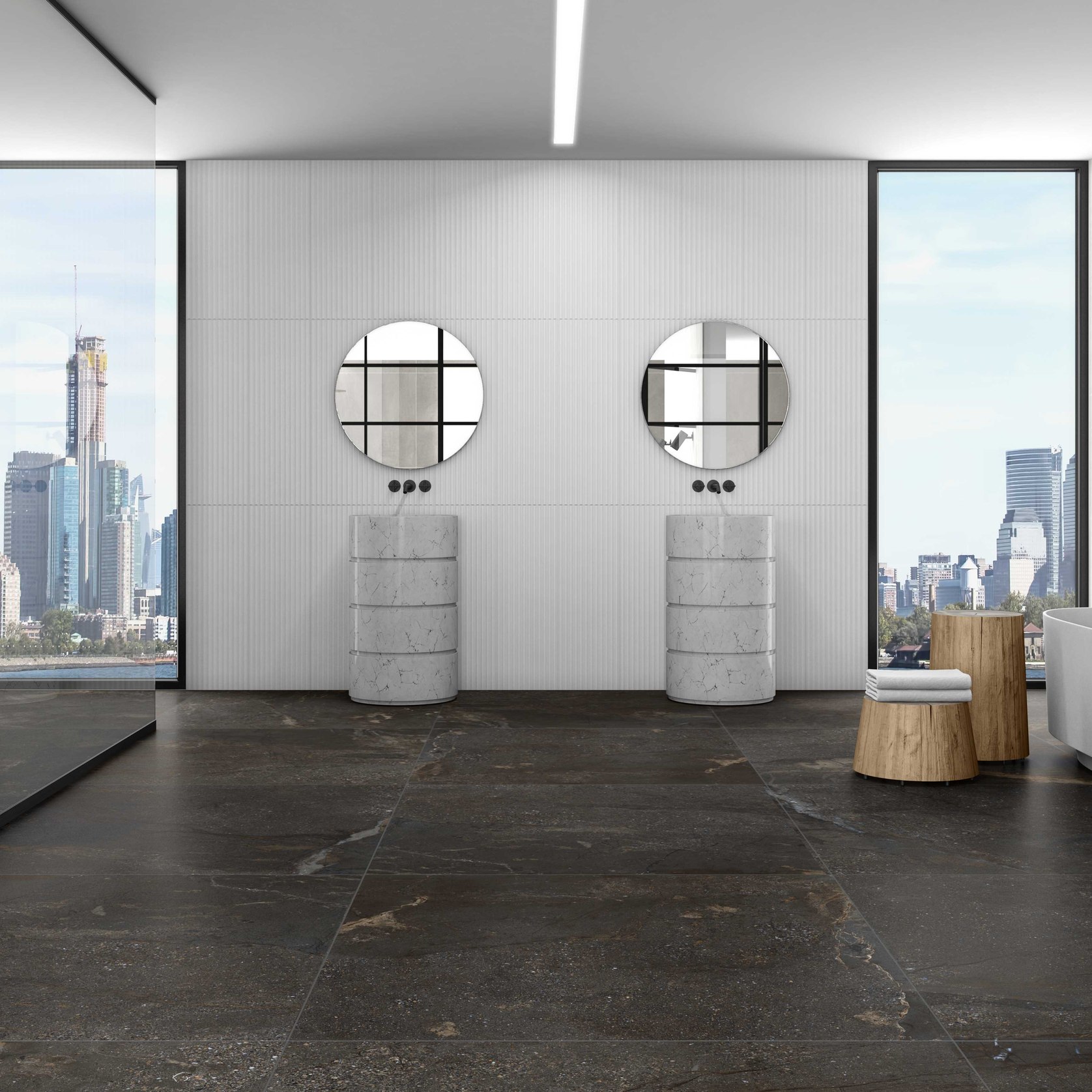 Mainstone Graphite Floor & Wall Tiles | ArchiPro NZ