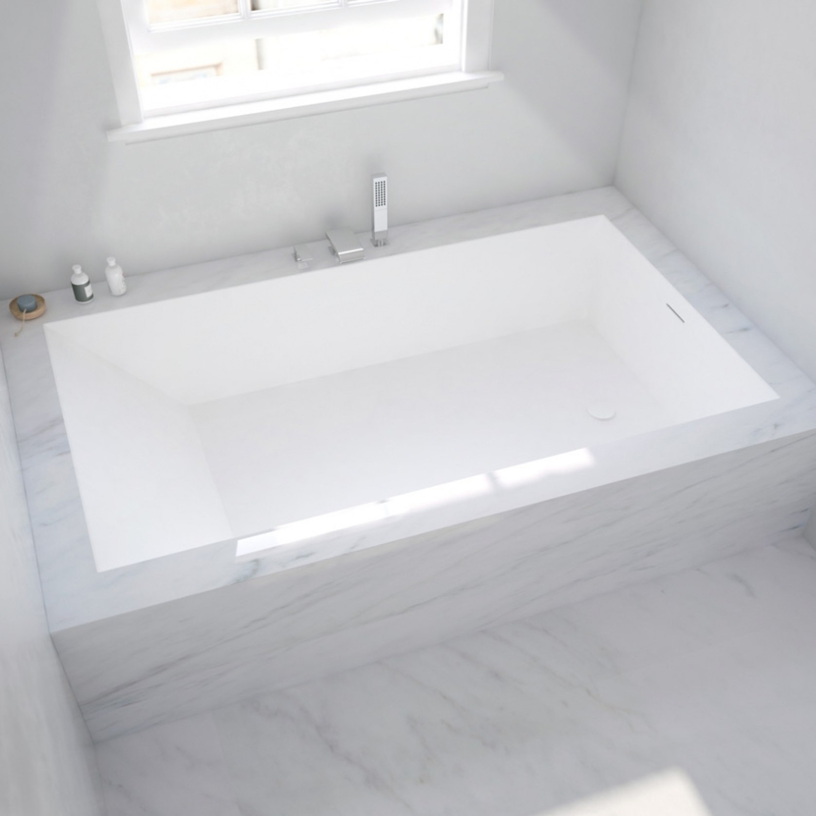 Cube Built-in Bath by BelloCasa | ArchiPro NZ