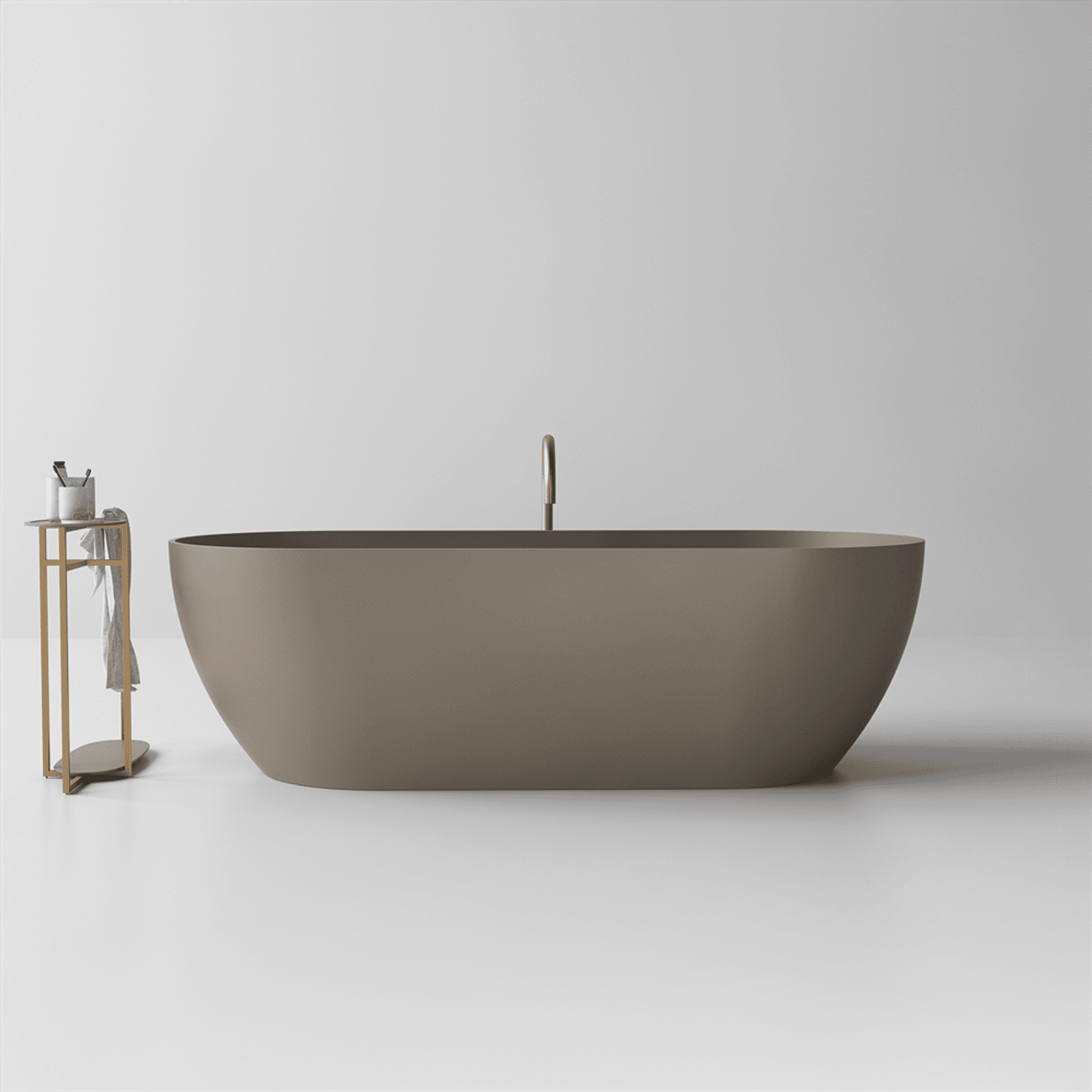 Slimline Justina Lightweight Stone Bath Various Sizes | ArchiPro NZ