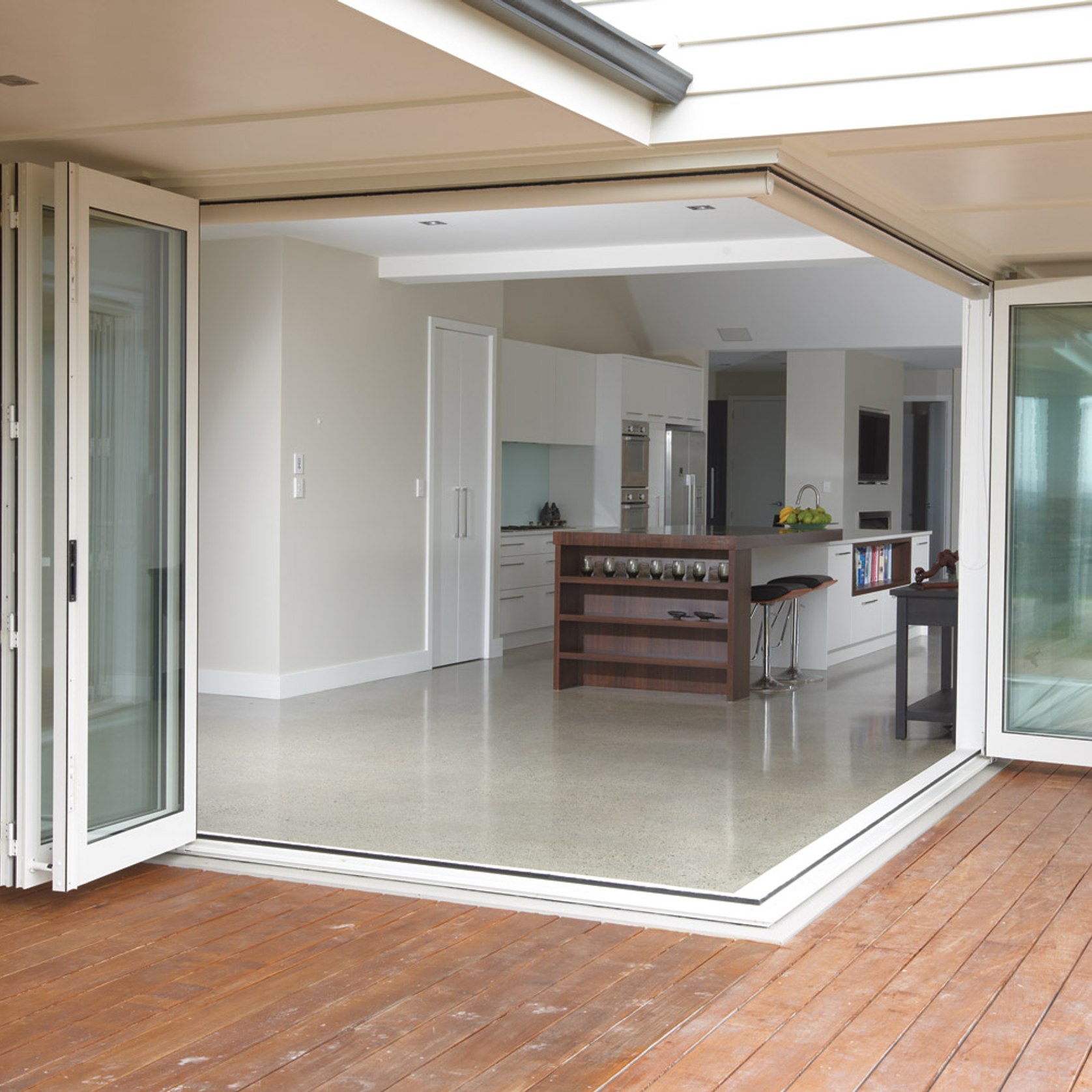 Foldback® Corner Bifold Doors | ArchiPro NZ