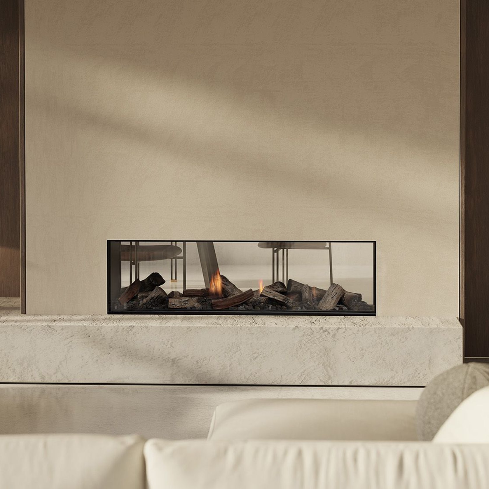 MODE KB1400 Series Frameless Linear Gas | ArchiPro NZ