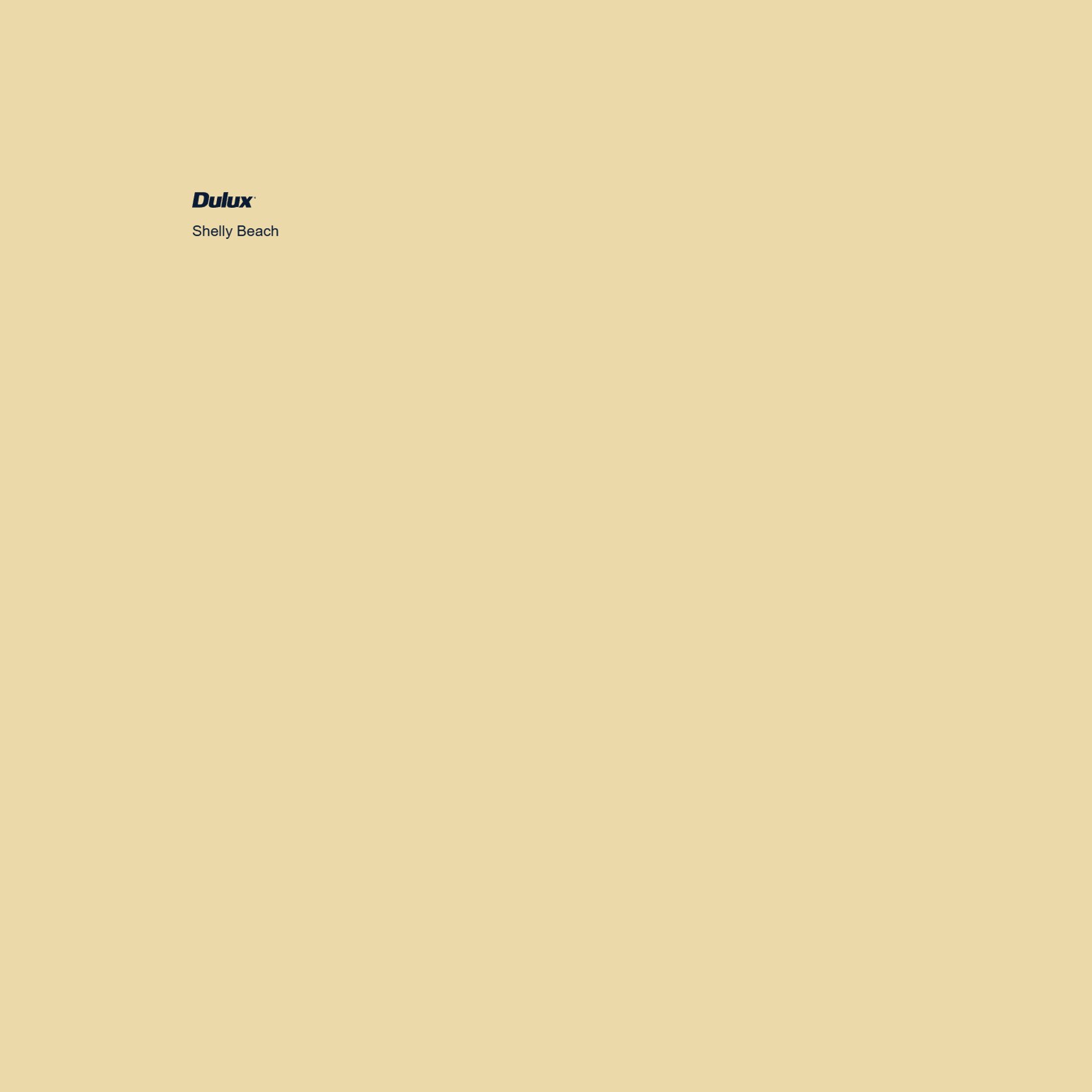 Dulux Shelly Beach Paint, Yellows | ArchiPro NZ