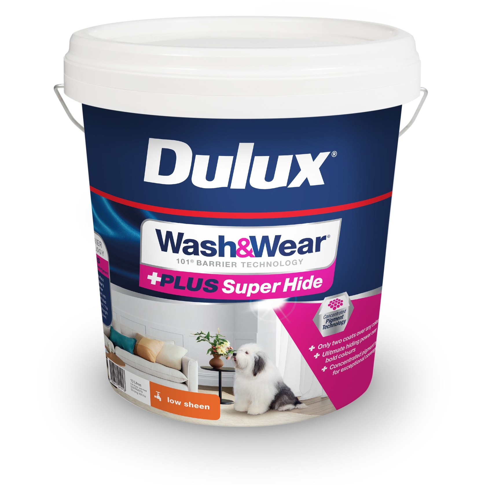 Wash&Wear® +PLUS Super Hide Low Sheen | ArchiPro NZ