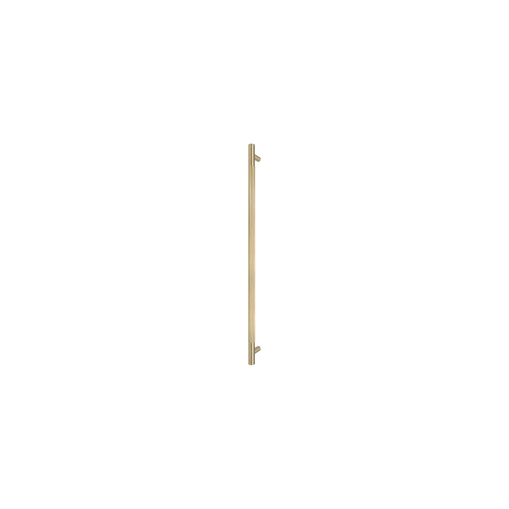 Textured Solid Brass Pull Handle - Linear Knurled | ArchiPro NZ