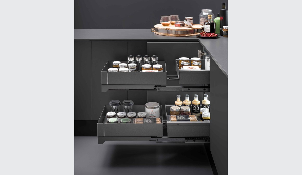 Fly Box Corner Unit By Vibo - Kitchen Storage | ArchiPro NZ