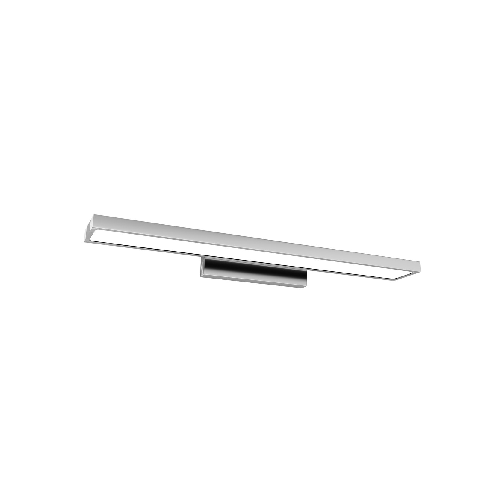 Stark 600mm Standard Mirror Wall Light Brushed Nickel | ArchiPro NZ