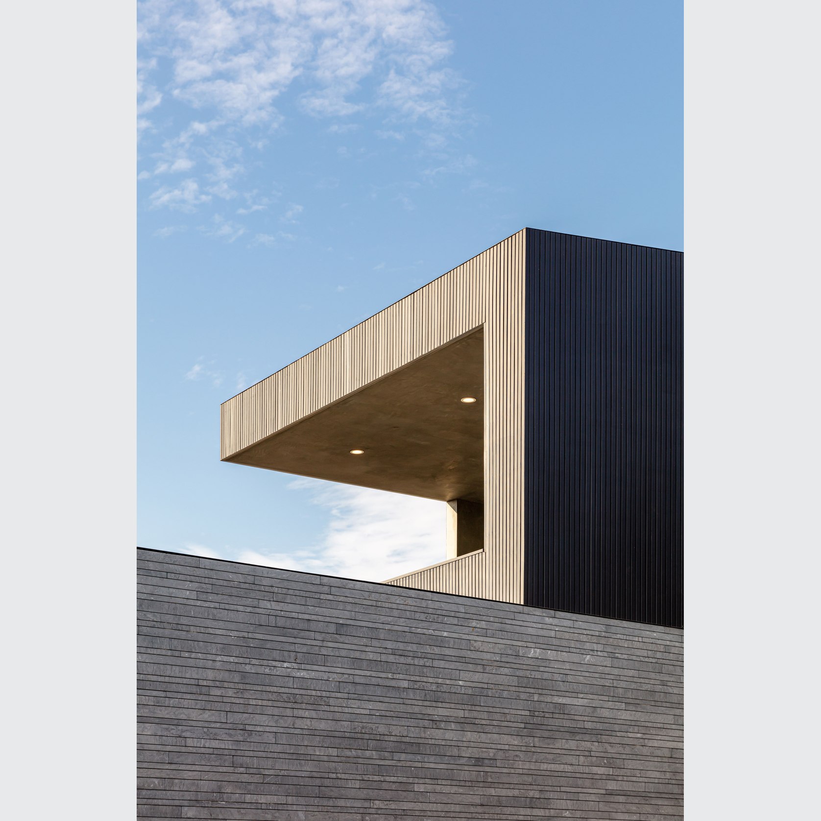 Eco Outdoor Linear Stone Wall | ArchiPro NZ