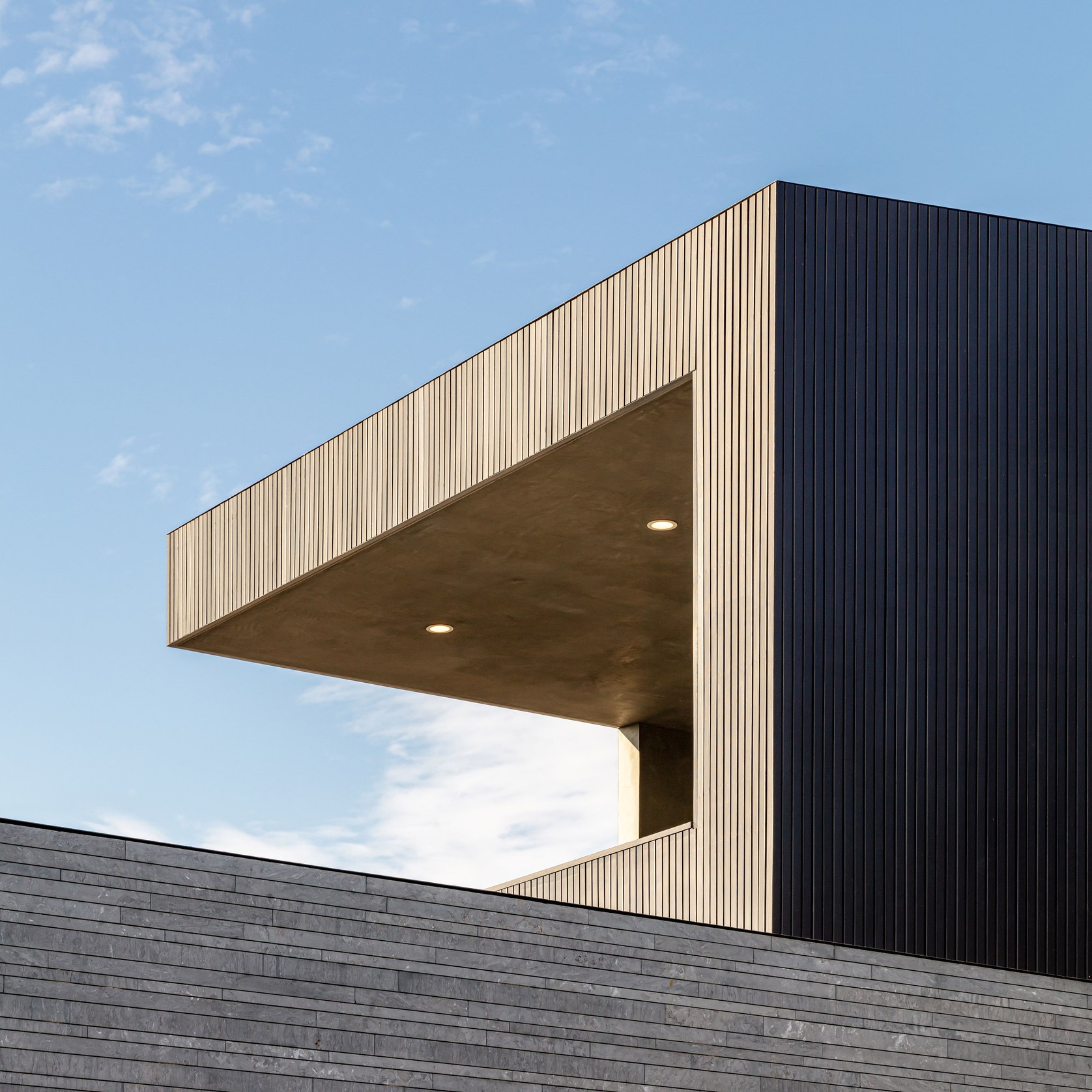 Eco Outdoor Linear Stone Wall | ArchiPro NZ