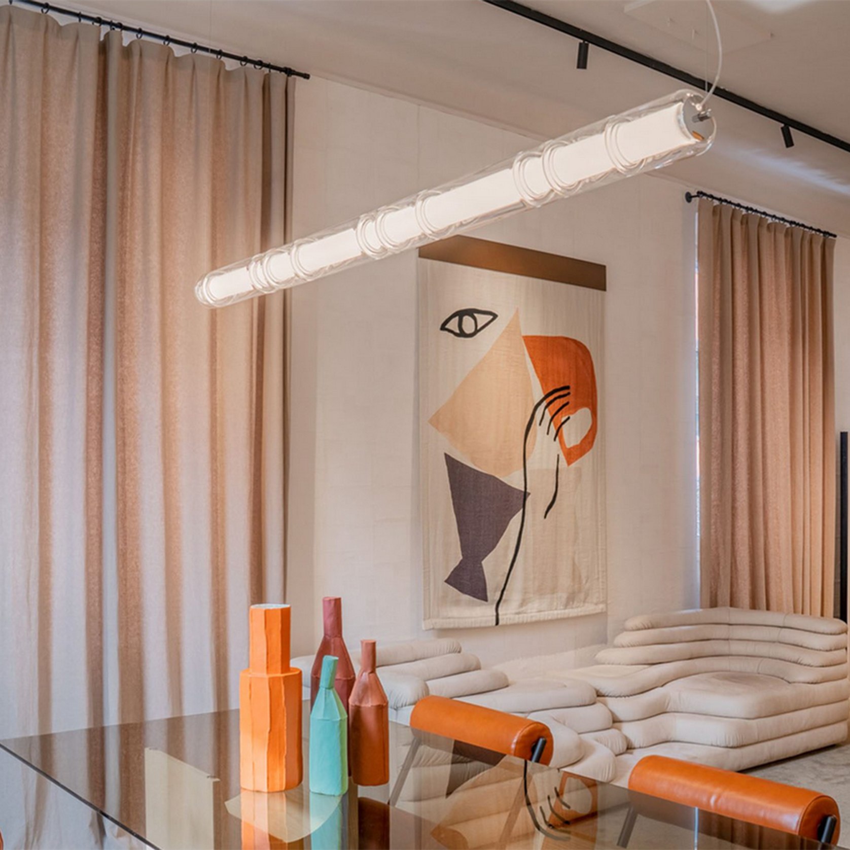 STACKING S 180 H RIG Linear Pendant by Leucos | ArchiPro NZ