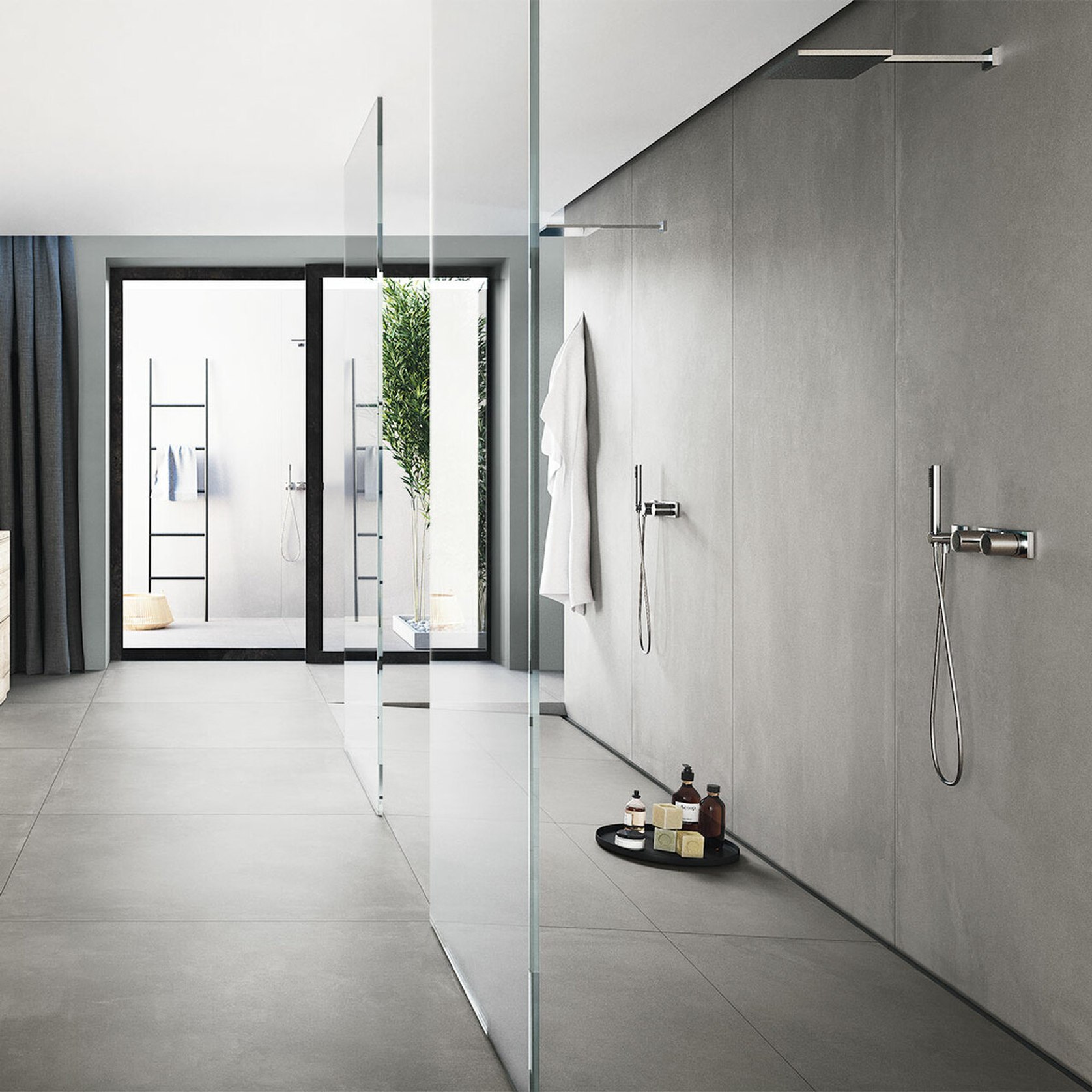 Azuma Grey Matt Porcelain Tile | ArchiPro NZ