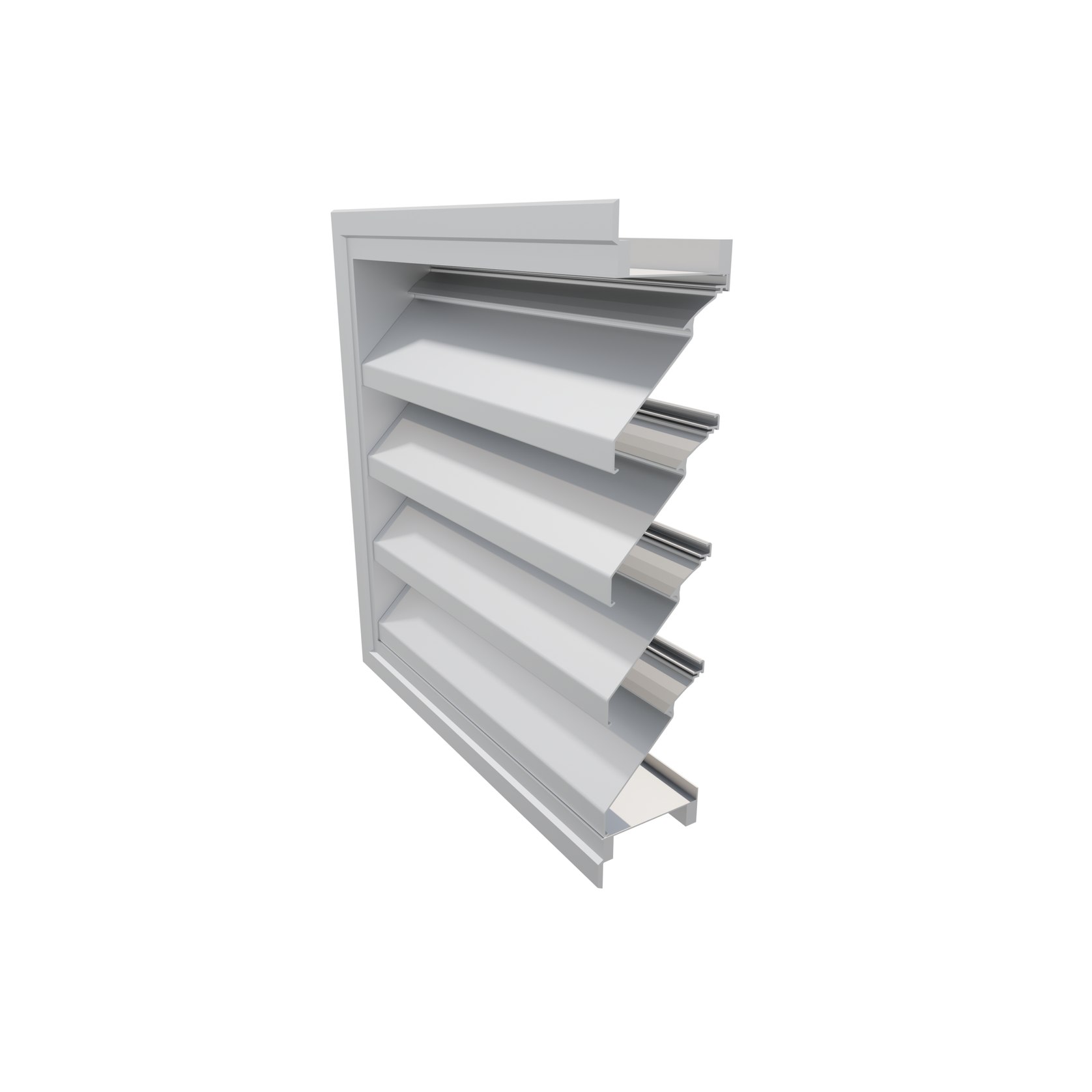 OHL-102 100mm Panel Weather Louver | ArchiPro NZ