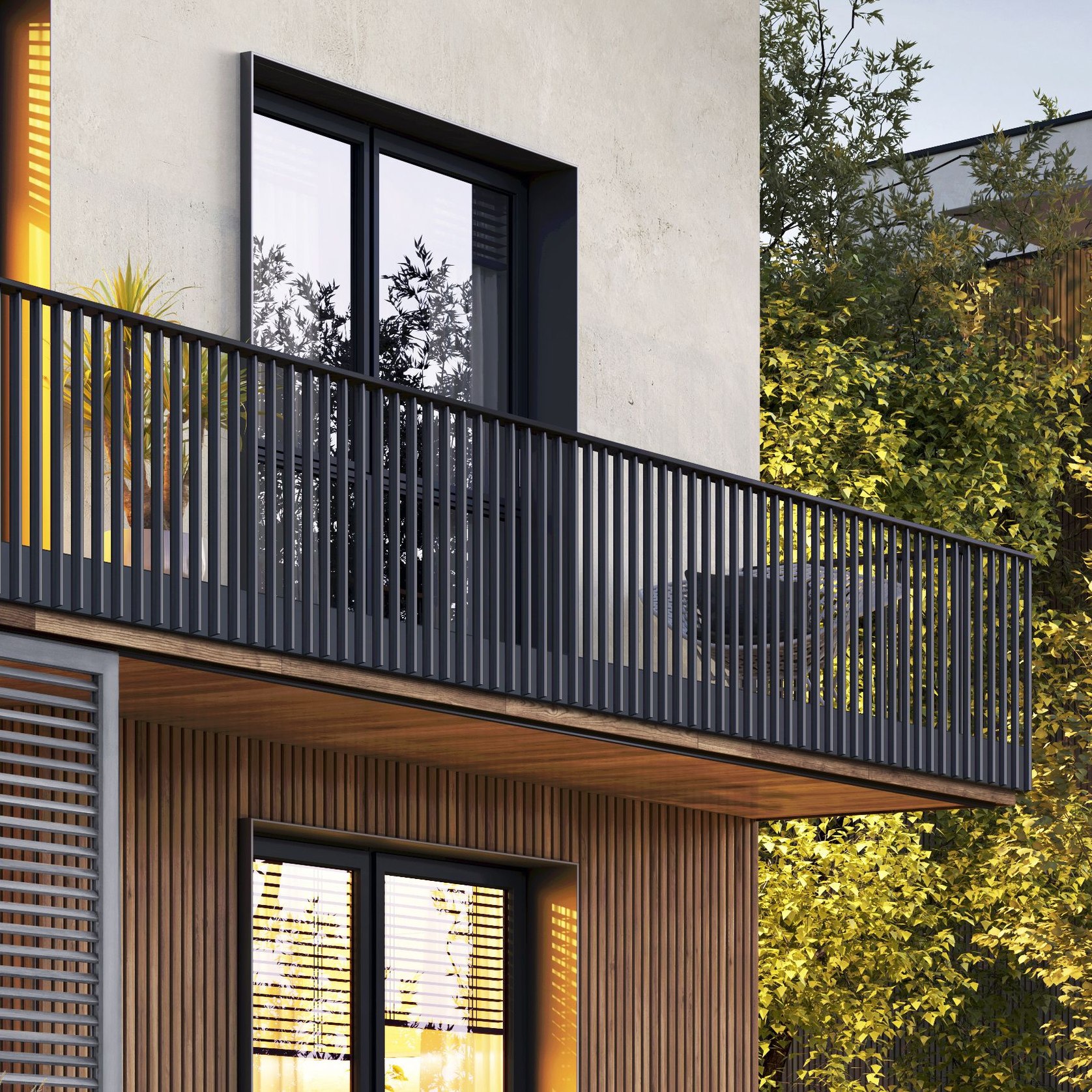 Stecca® Aluminium Fin Balustrade | ArchiPro NZ
