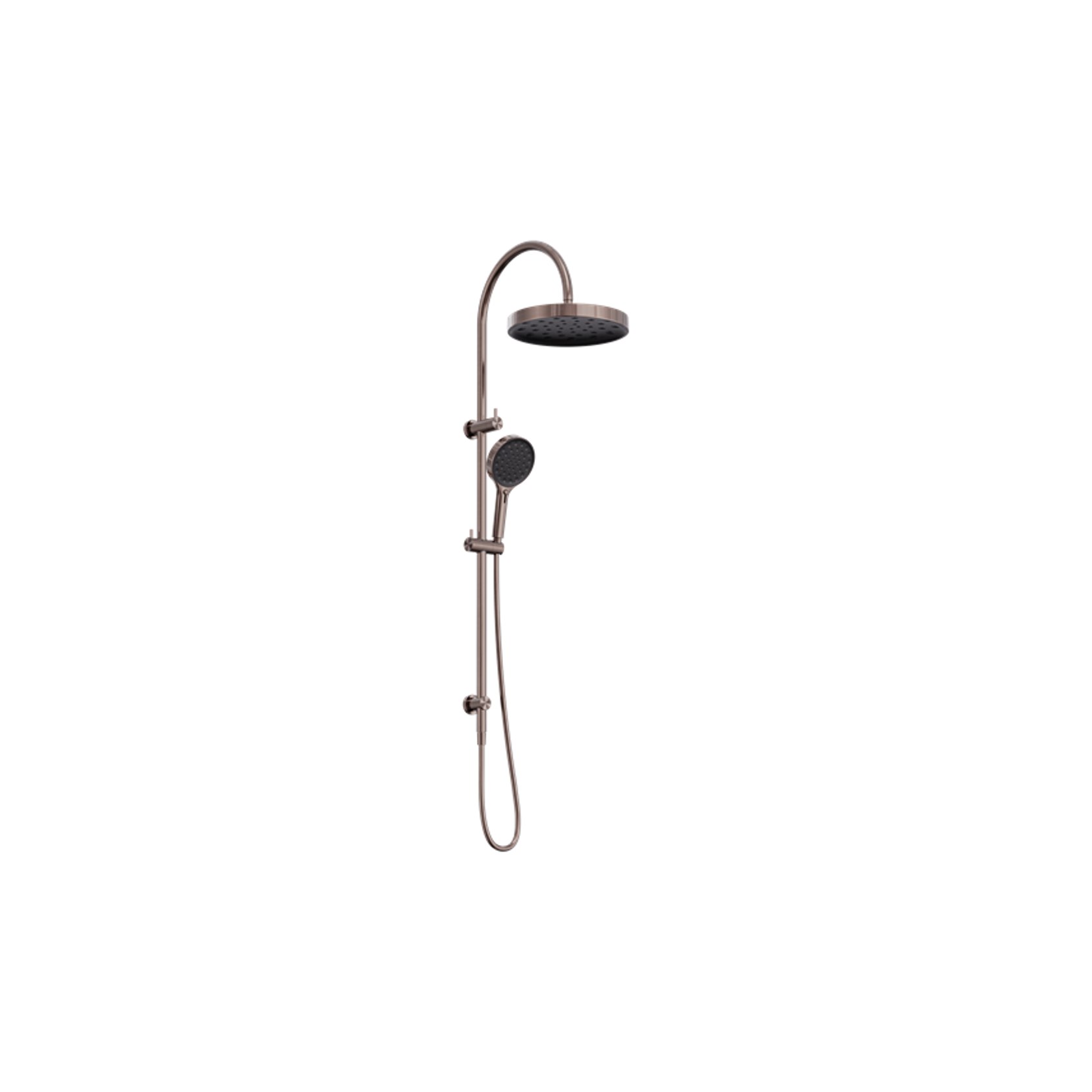 Serenity Twin Shower Brushed Bronze | ArchiPro NZ
