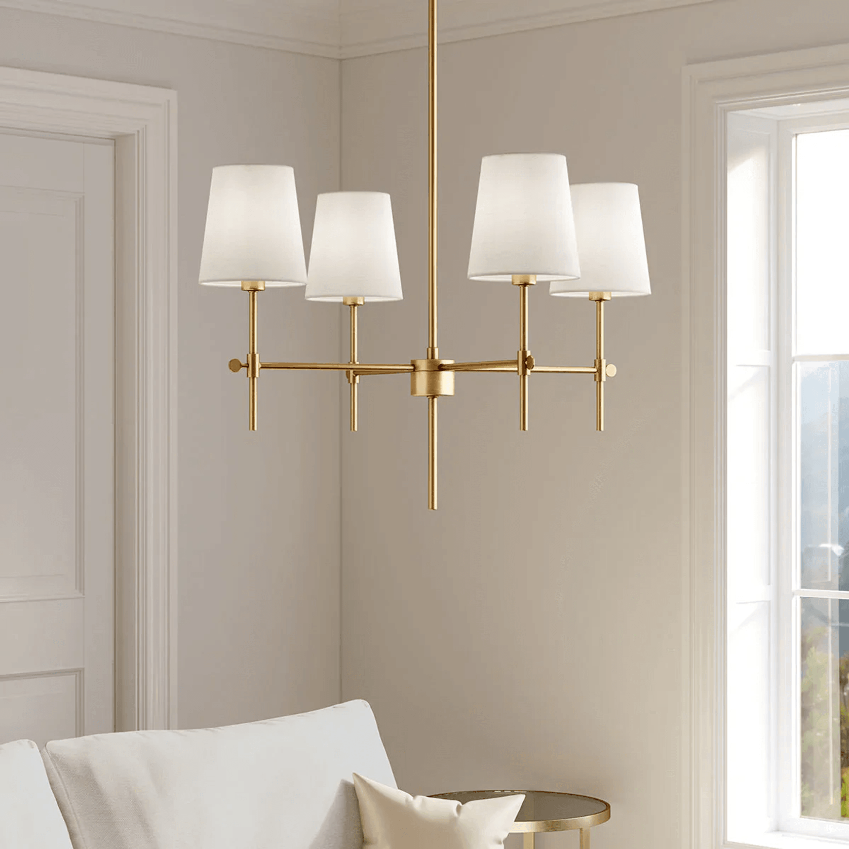 Baker 4 Light Chandelier | ArchiPro NZ