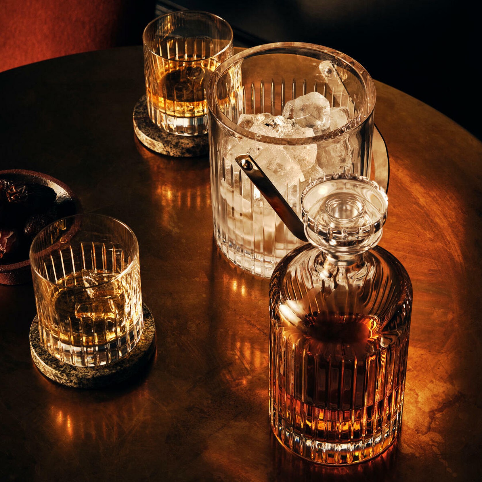 Soho Home | Roebling Cut Crystal Rocks Glass | Set 4 | ArchiPro NZ