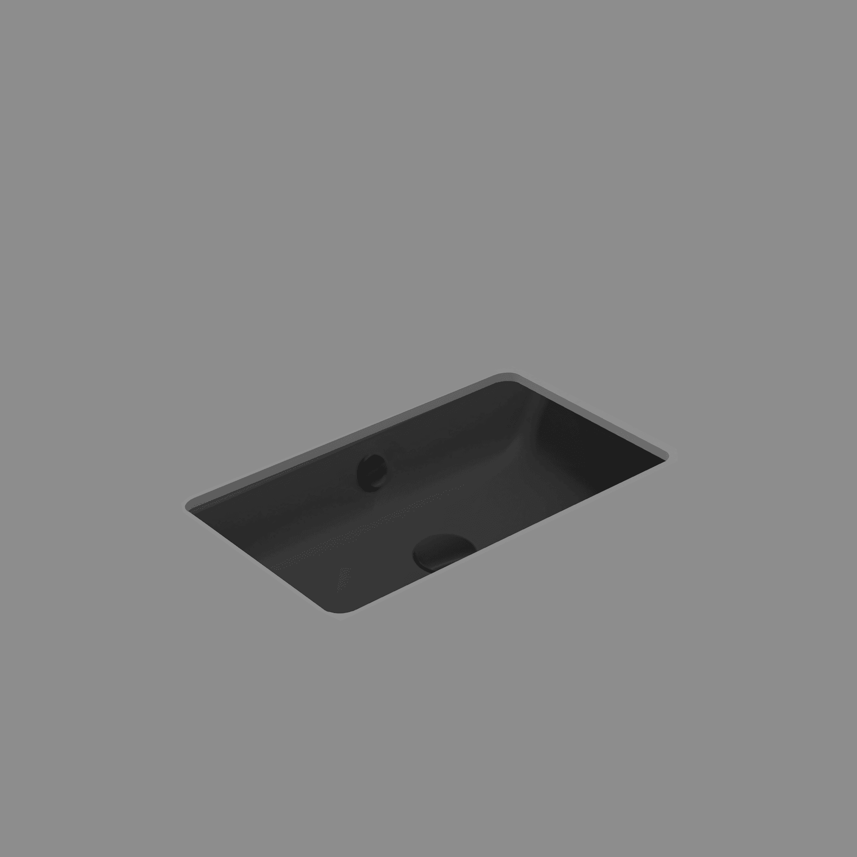 Kube X 60 Undermount Basin Matt Black | ArchiPro NZ