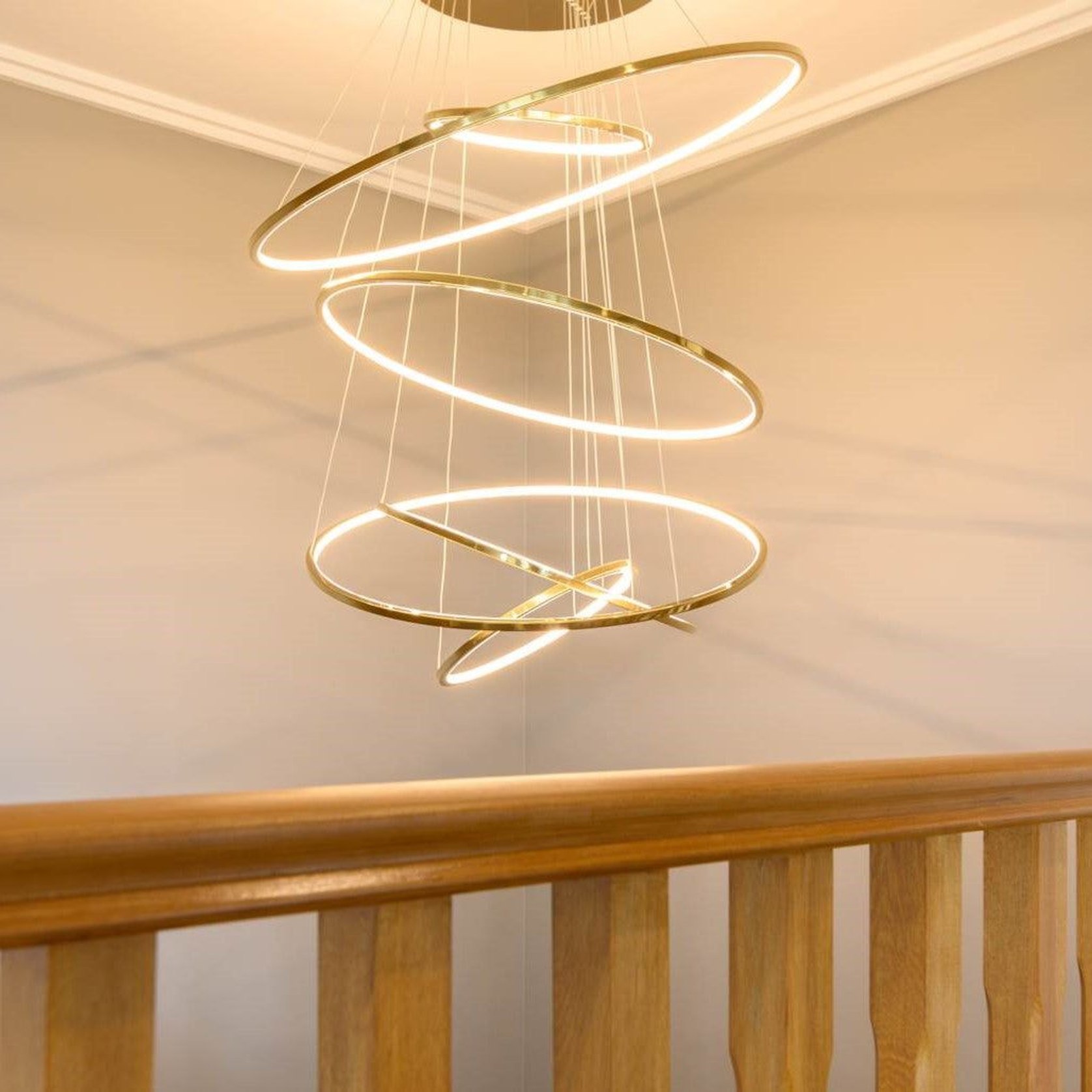 Halo Titanium Gold Suspension Light | ArchiPro NZ
