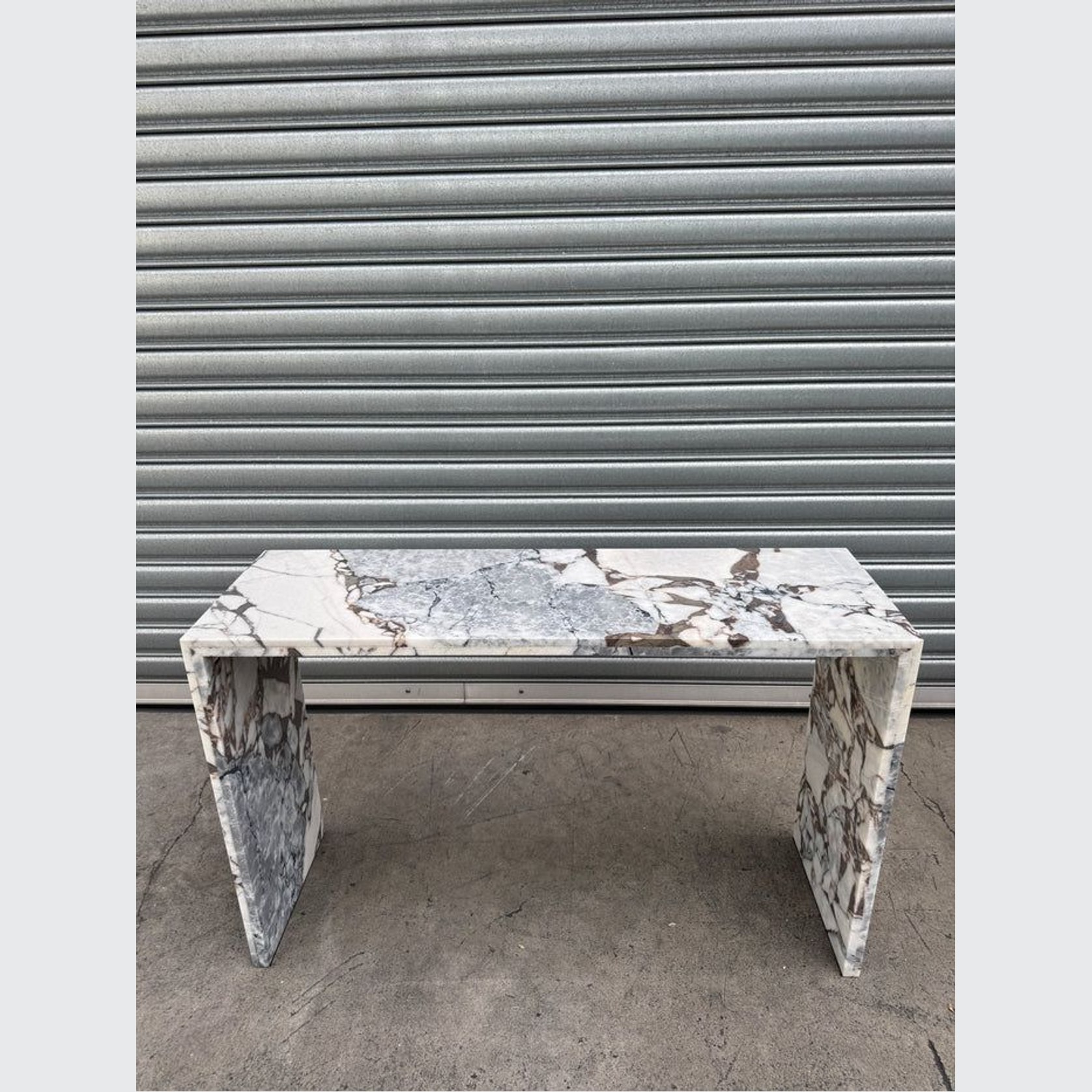 Waterfall Hallway Console - Milky Blue | Natural Stone Co. | ArchiPro NZ