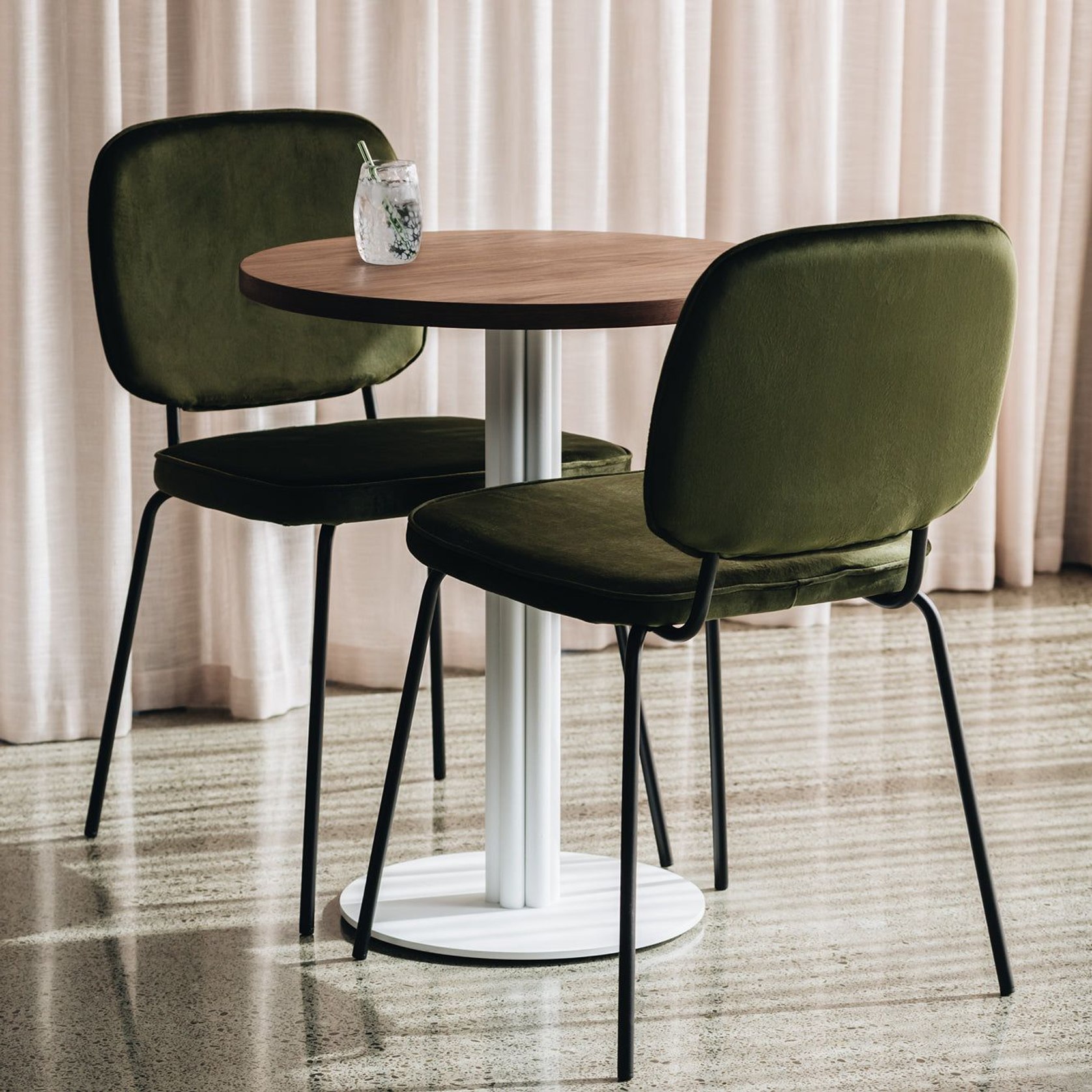 Square Timber Veneered Table Top With Rounded Corners | ArchiPro NZ