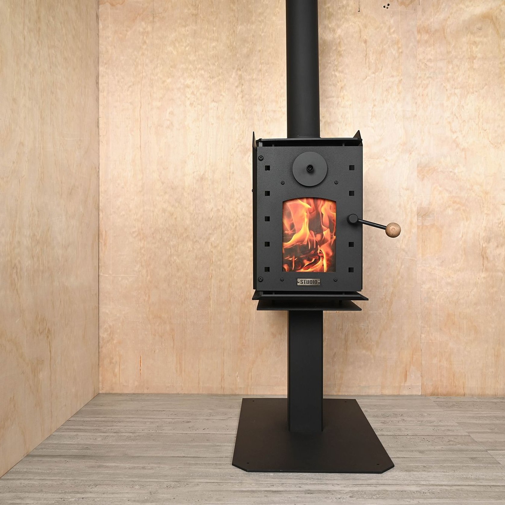 Warmington | Studio Compact - Log Box Fireplace | ArchiPro NZ