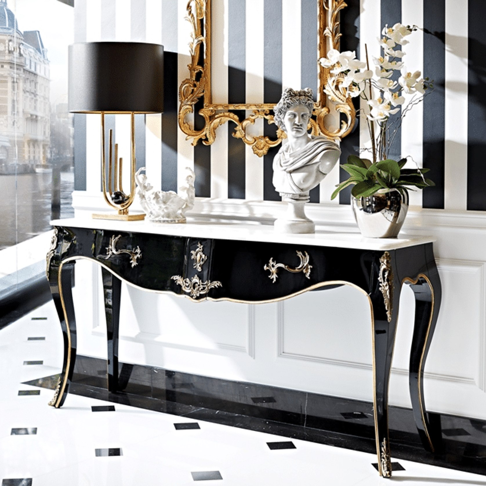 Console Table "Blue" | ArchiPro NZ