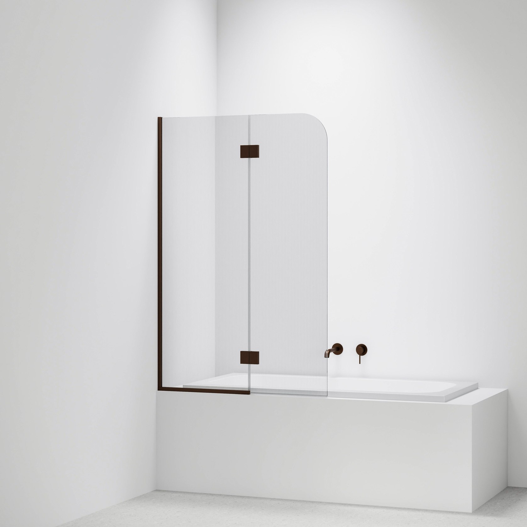 Code Pillar Bath Screen Range | 550 + 450W | ArchiPro NZ