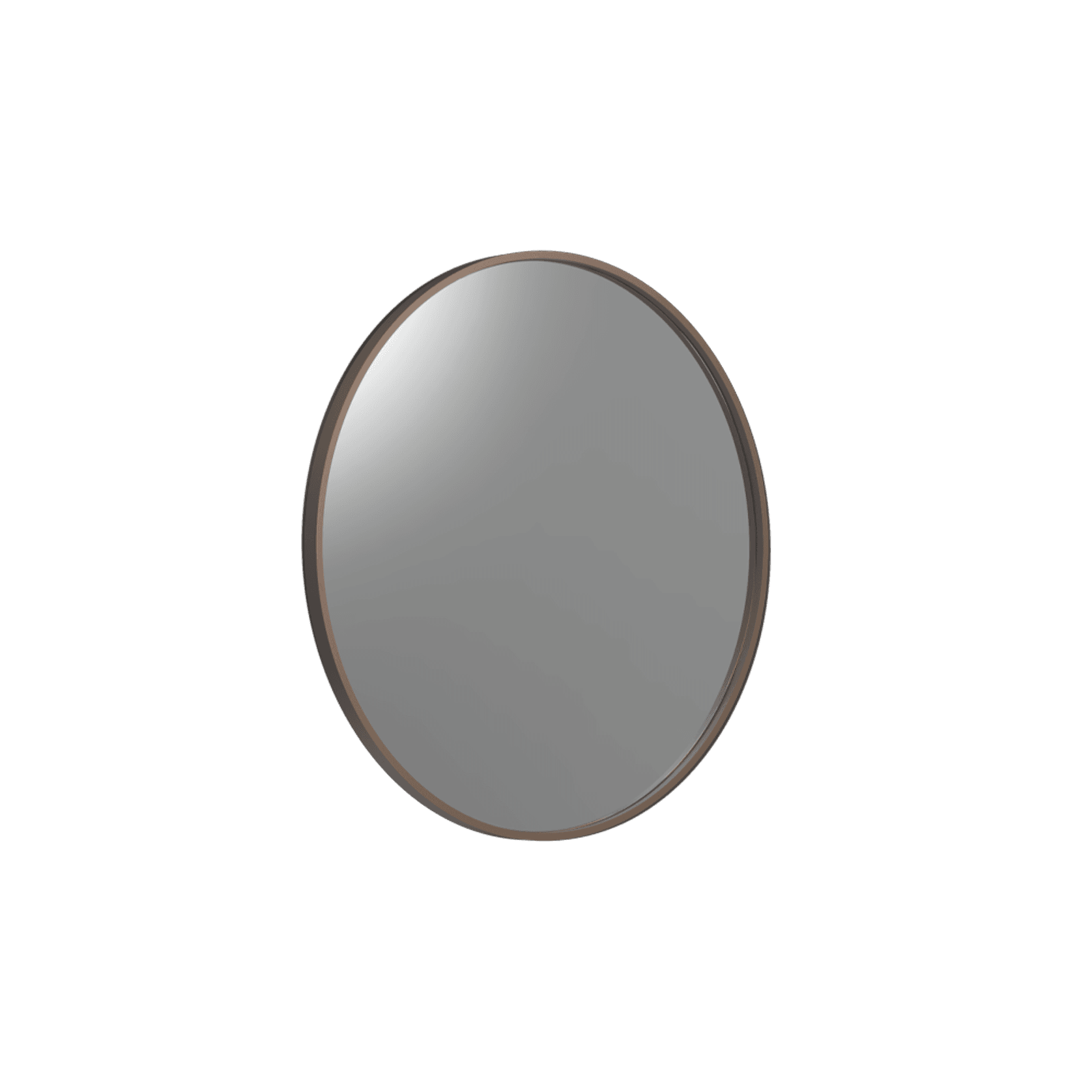 Frame XL 900 Round Mirror Aged Brass | ArchiPro NZ