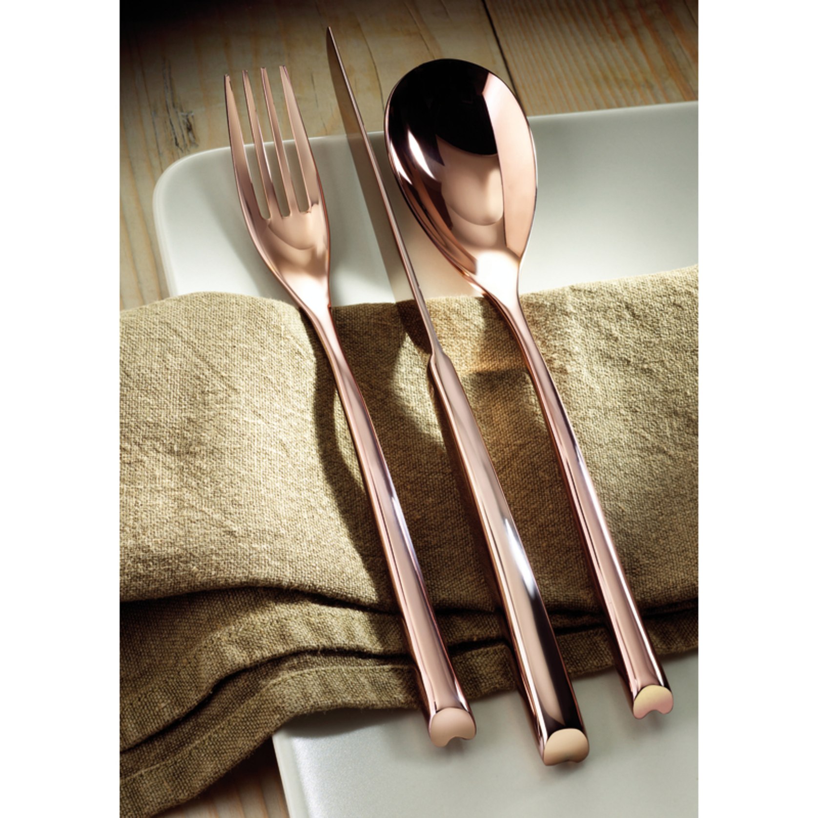 H-Art PVD Copper 24pce Flatware Set | ArchiPro NZ