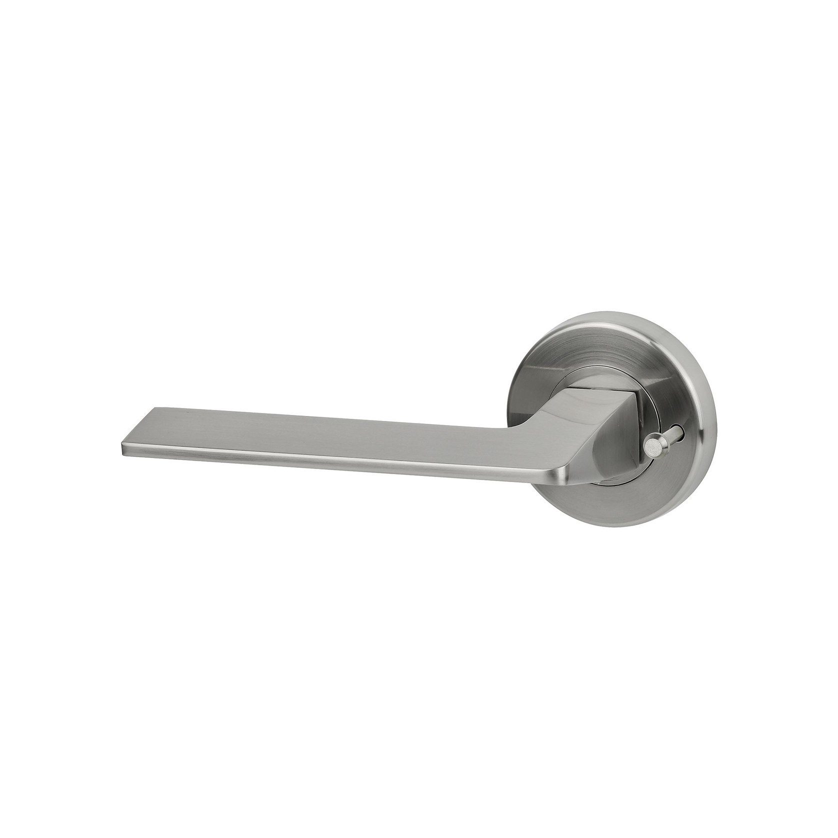 Roma Privacy Lever Handle Satin Nickel I-98BK.SNP | ArchiPro NZ