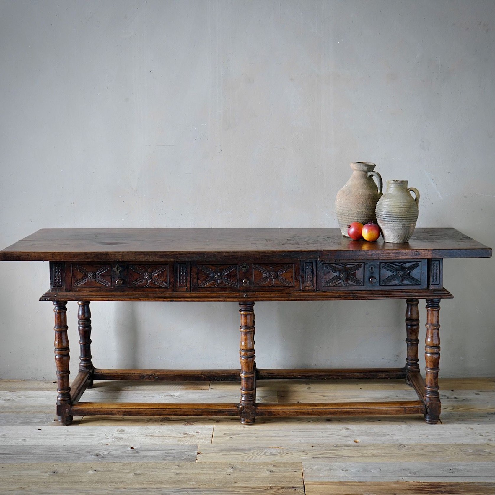 Spanish 17th Century Server Table | ArchiPro NZ