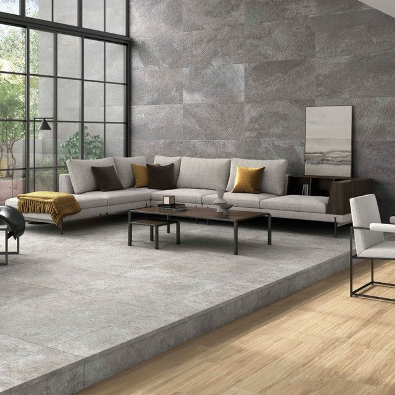 Gecko | Triunfo Graphite Tiles | ArchiPro NZ