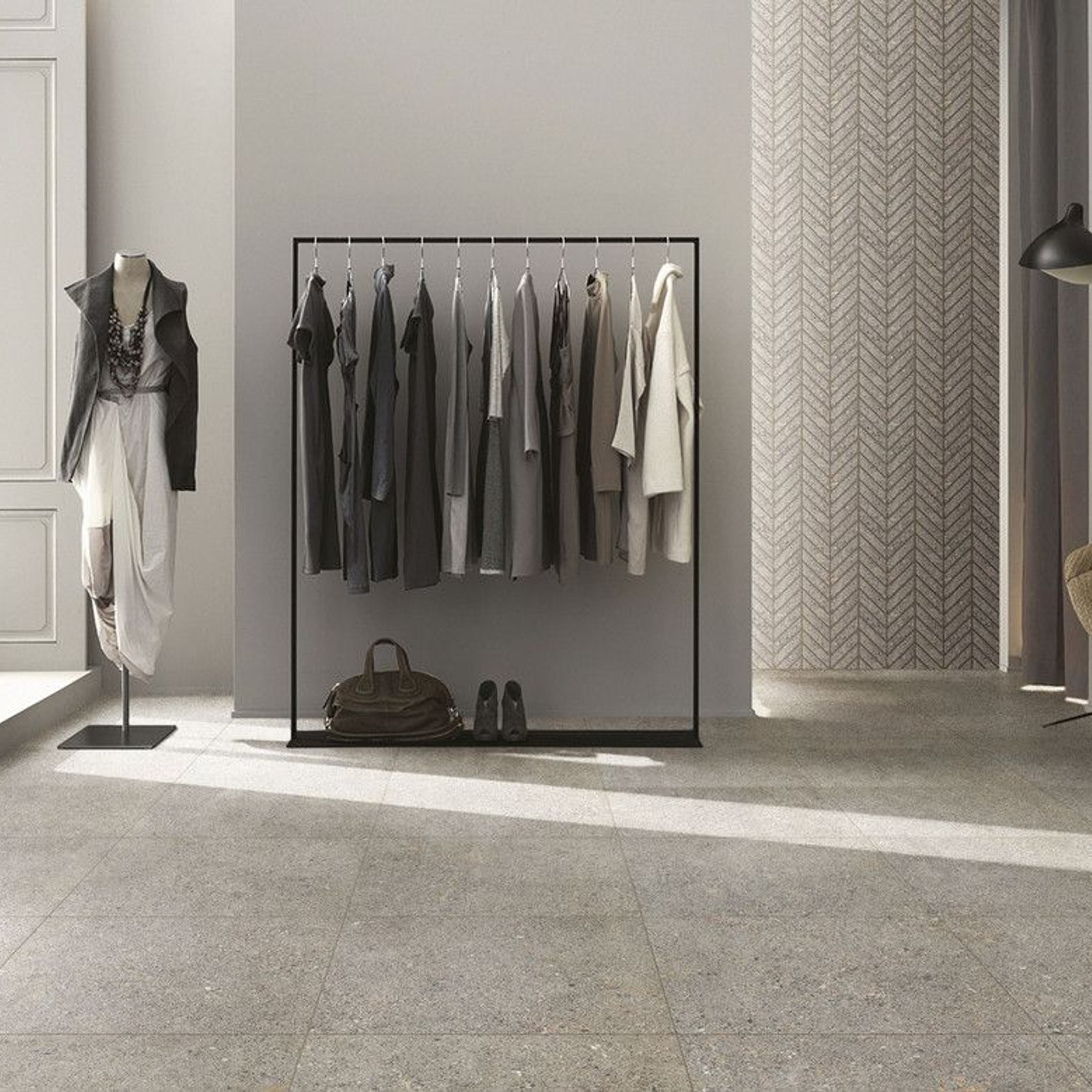 Gecko | Aggregate Light Grey Tiles | ArchiPro NZ