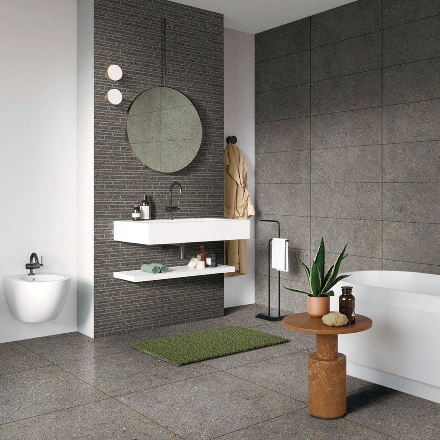 Gecko | Aggregate Dark Grey Tiles | ArchiPro NZ